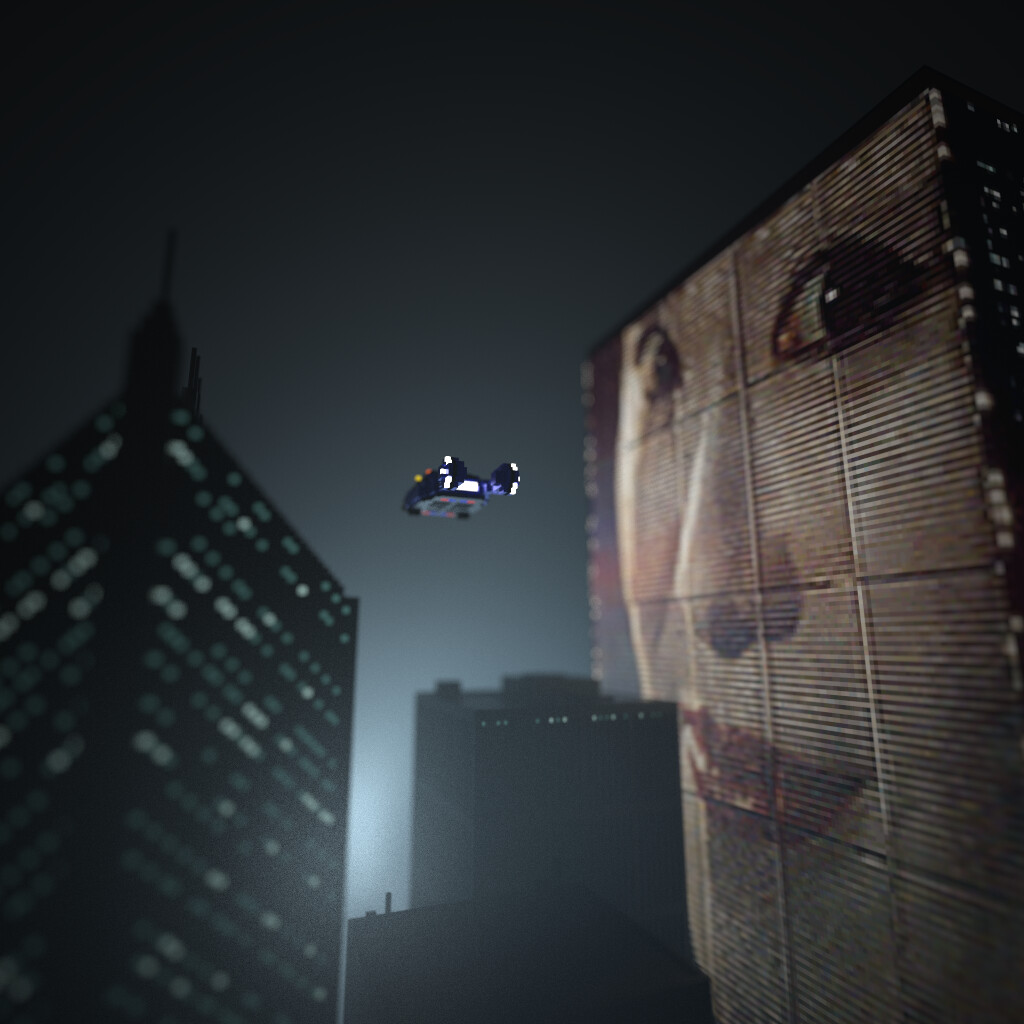 ArtStation - BladeRunner Voxel
