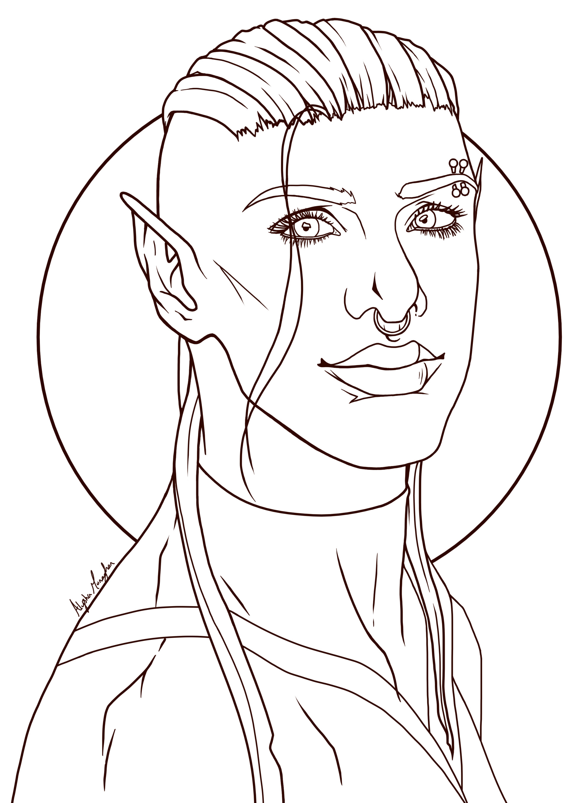 Alysha Monaghan - The Smiling Drow