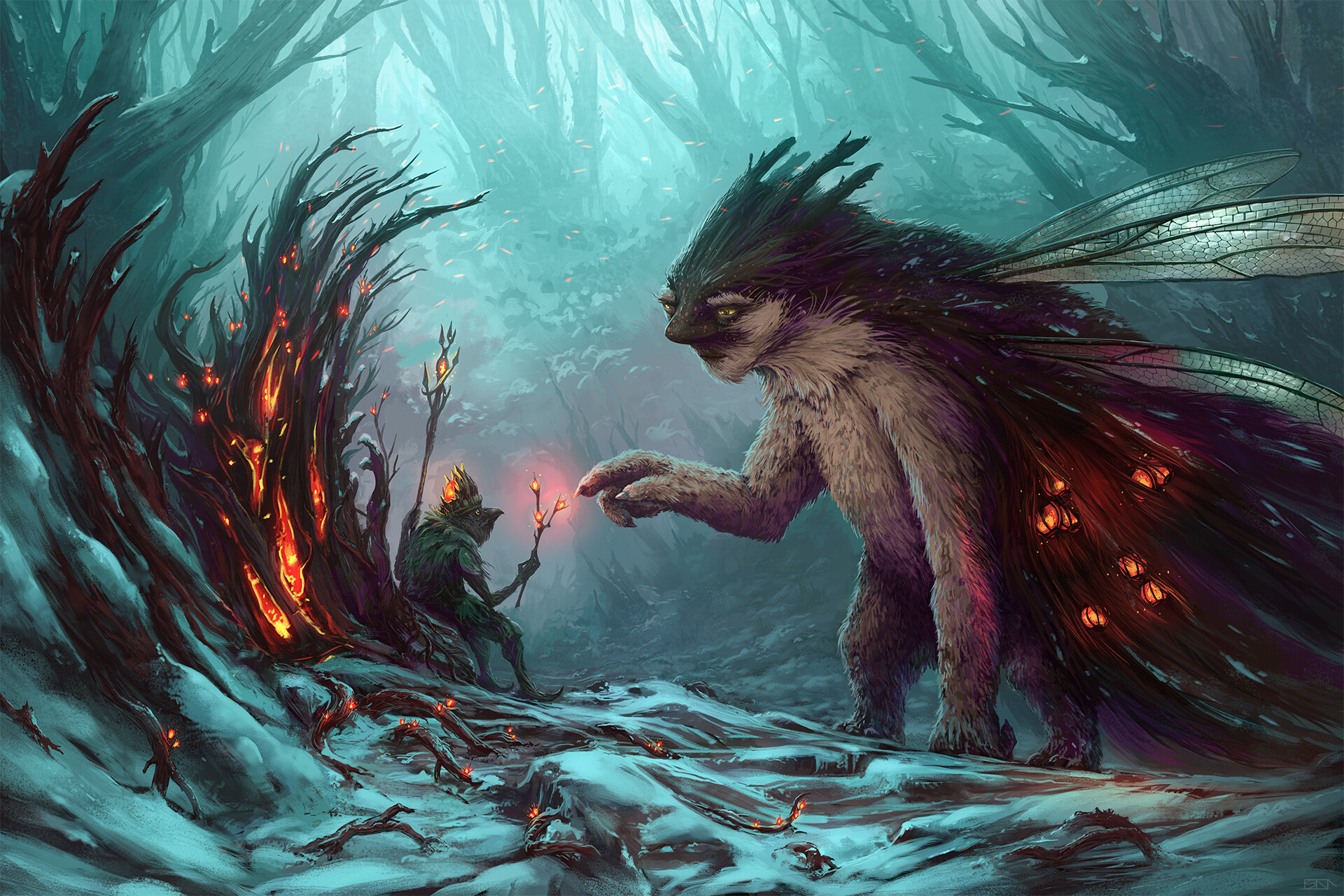 ArtStation - On the winter's eve