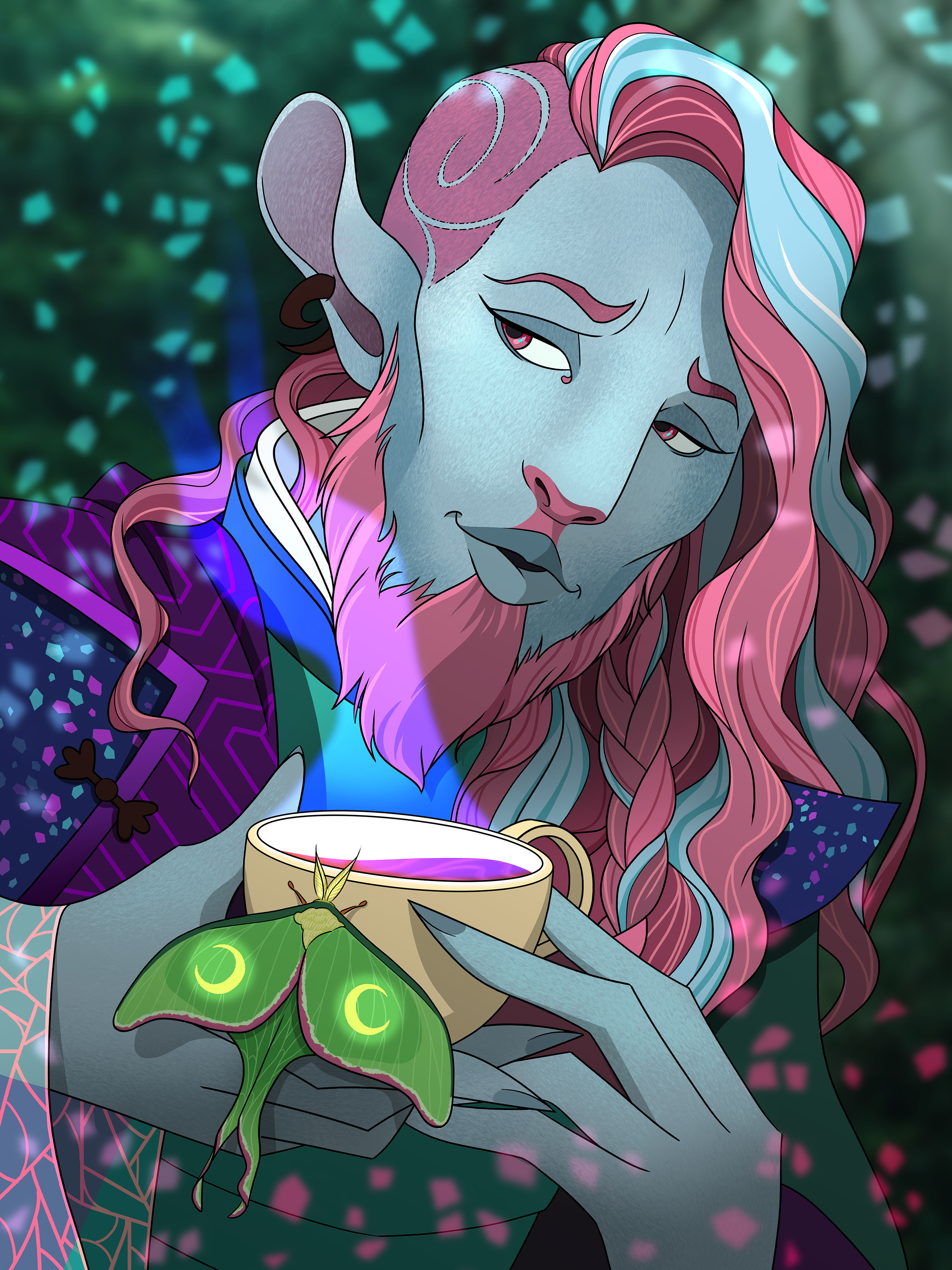 caduceus clay background