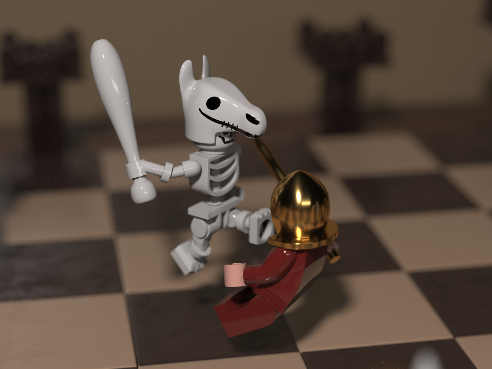 ArtStation - Lego Chess Battle