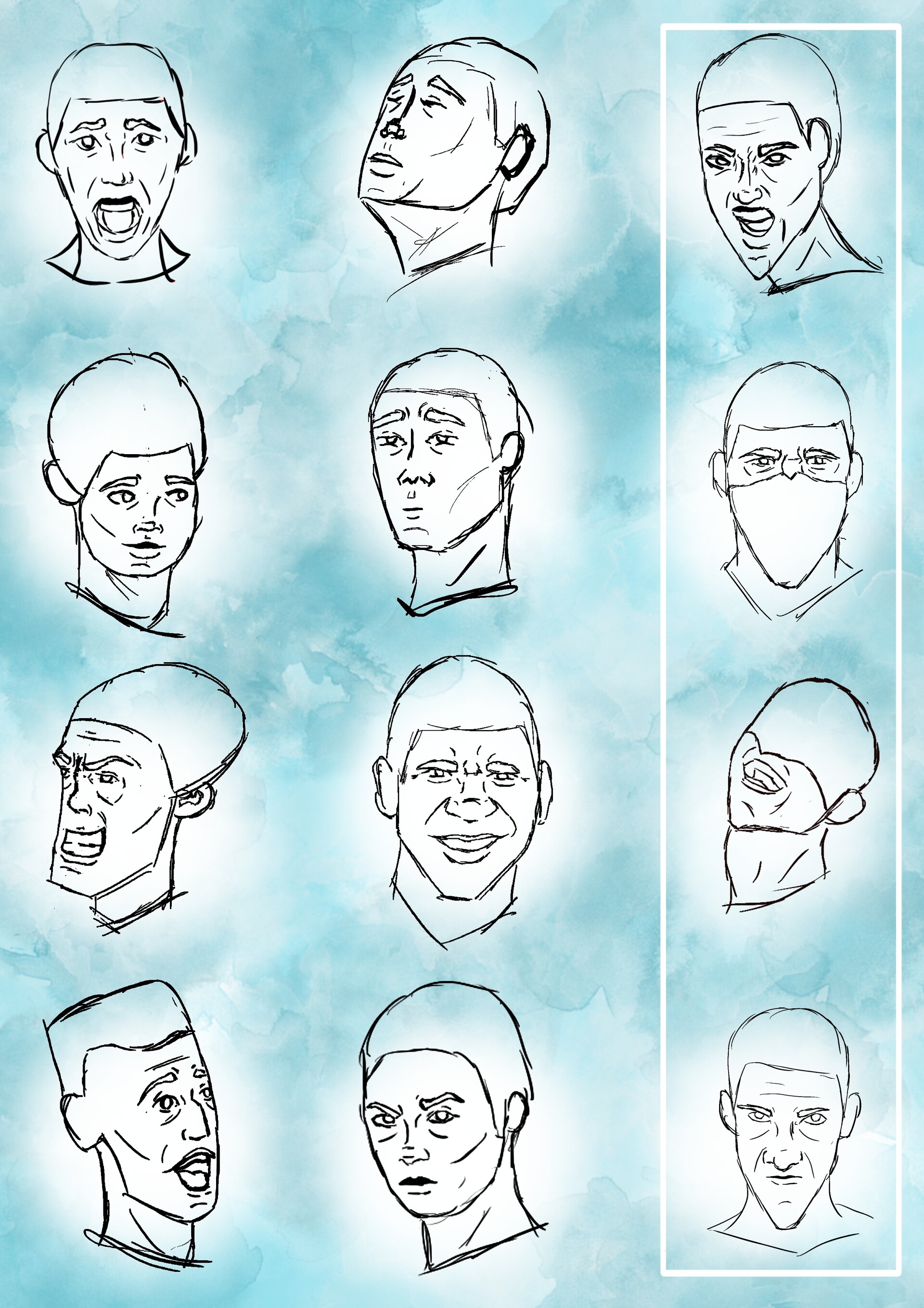 ArtStation - Facial expressions