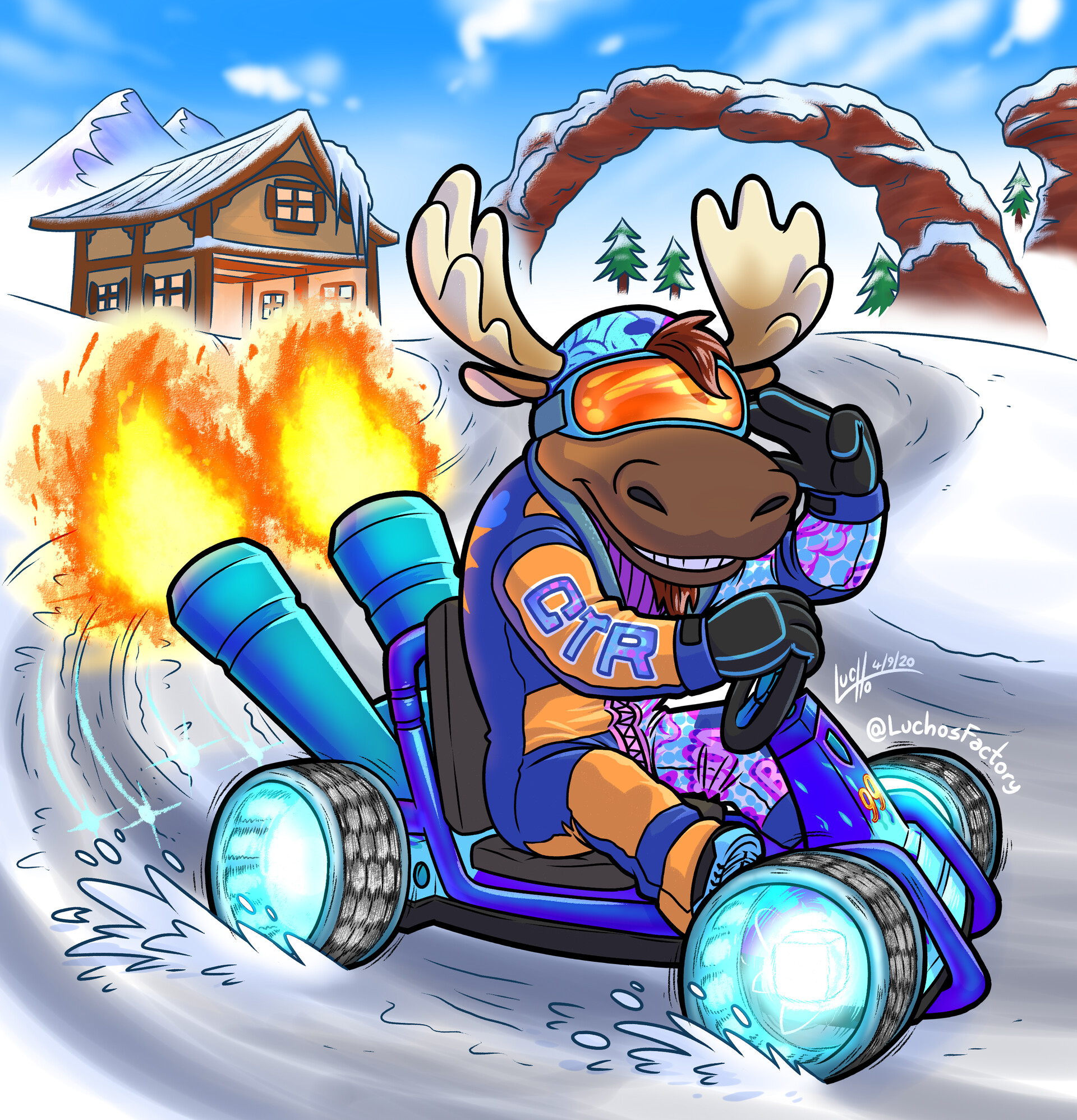 ArtStation - Crash Team Racing - Hasty [COMMISSION/FAN ART]