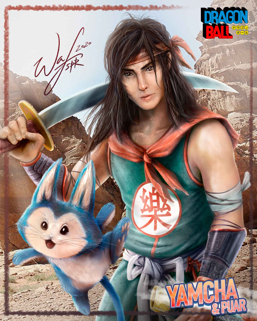 ArtStation - Yamcha & Puar - RealLife Version 2020