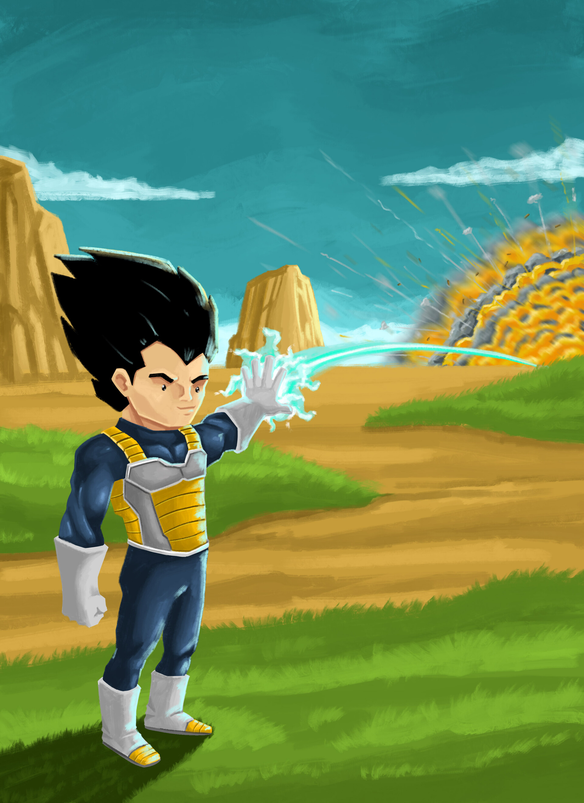 ArtStation - Vegeta