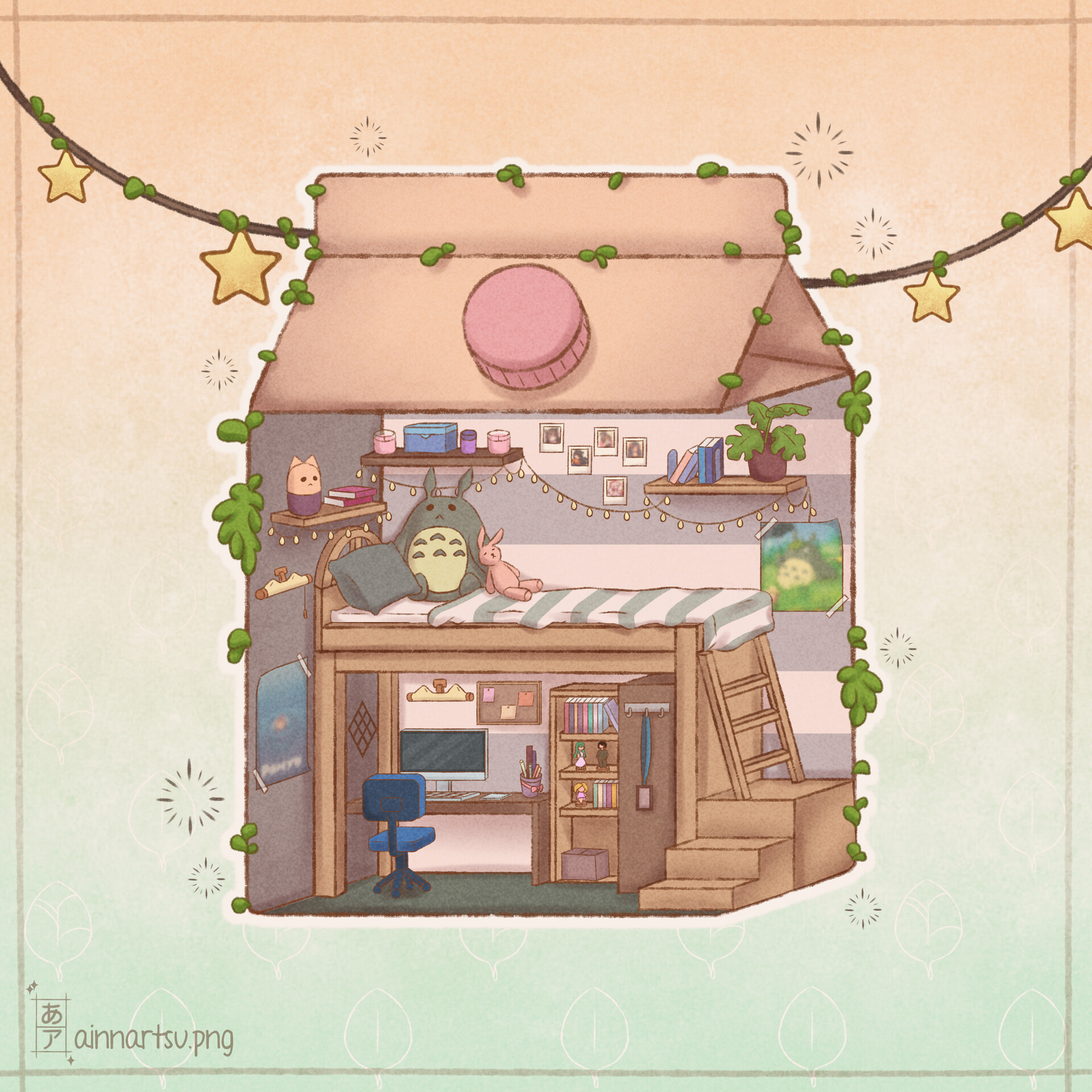 ArtStation - Entry 09 🏡🌱 -𝑬𝒔𝒄𝒂𝒑𝒆𝑹𝒐𝒐𝒎-