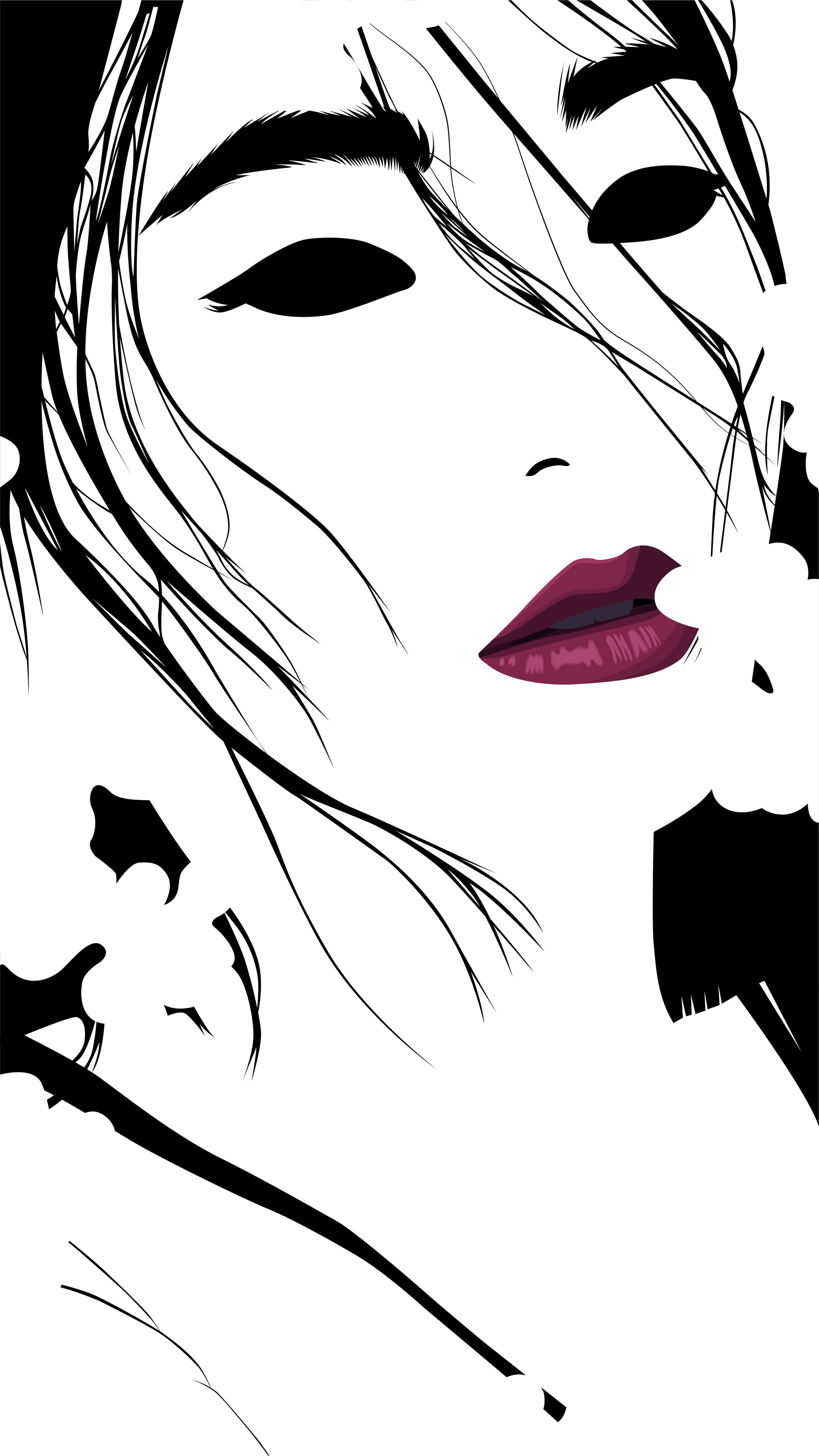 ArtStation - Girl-vector-art