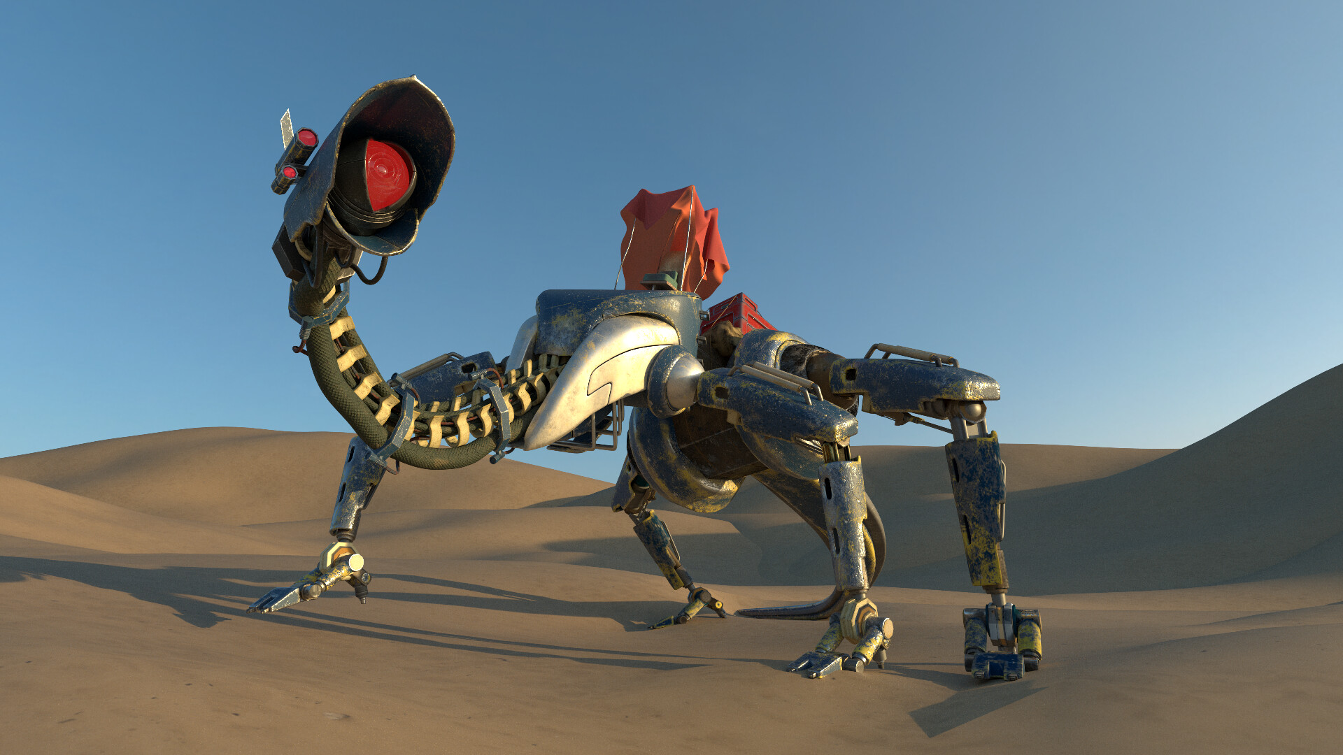 ArtStation - Desert Mecha