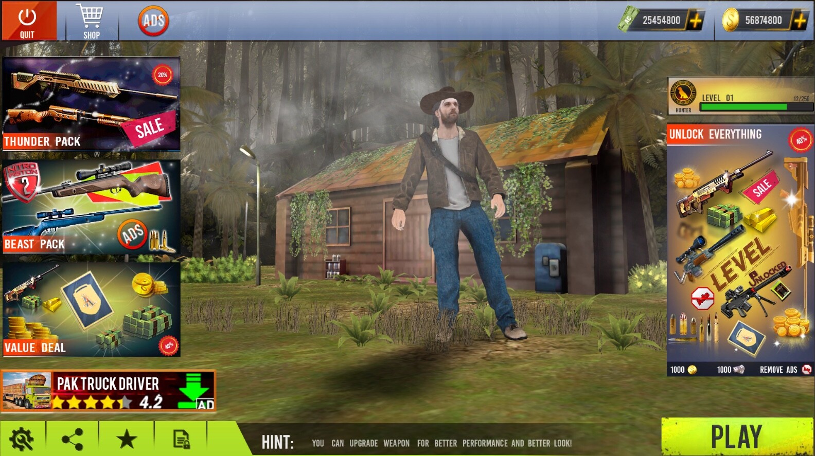 ArtStation - Deer Hunting 3D Menu and U/Interface