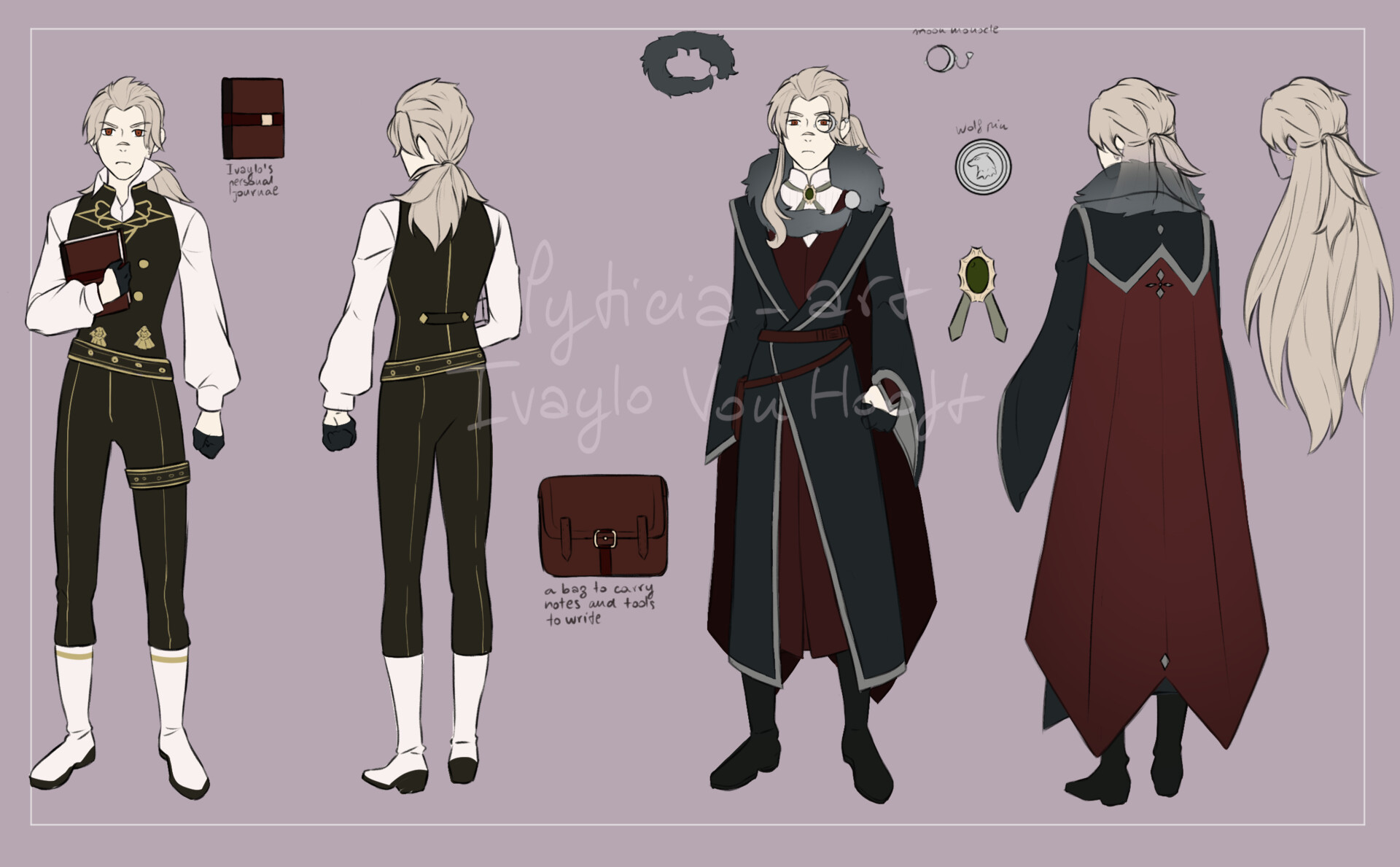 ArtStation - Ivaylo von Hooft reference sheet