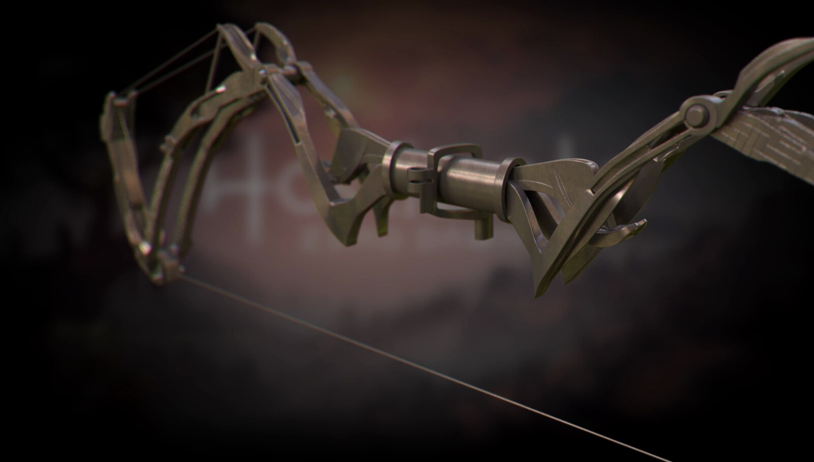 Jakob Jonathan Schwarz - Shadow Sharpshot Bow, 3D Model Fanart