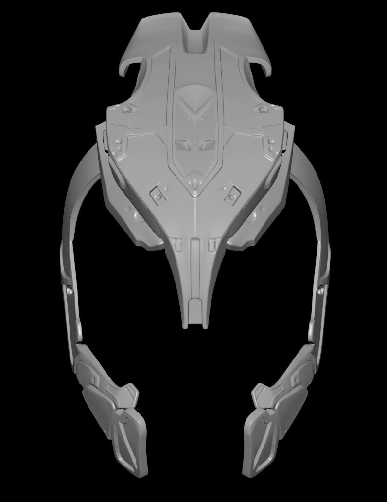 Jakob Jonathan Schwarz - Shadow Stalwart Headpiece, 3D Model Fanart