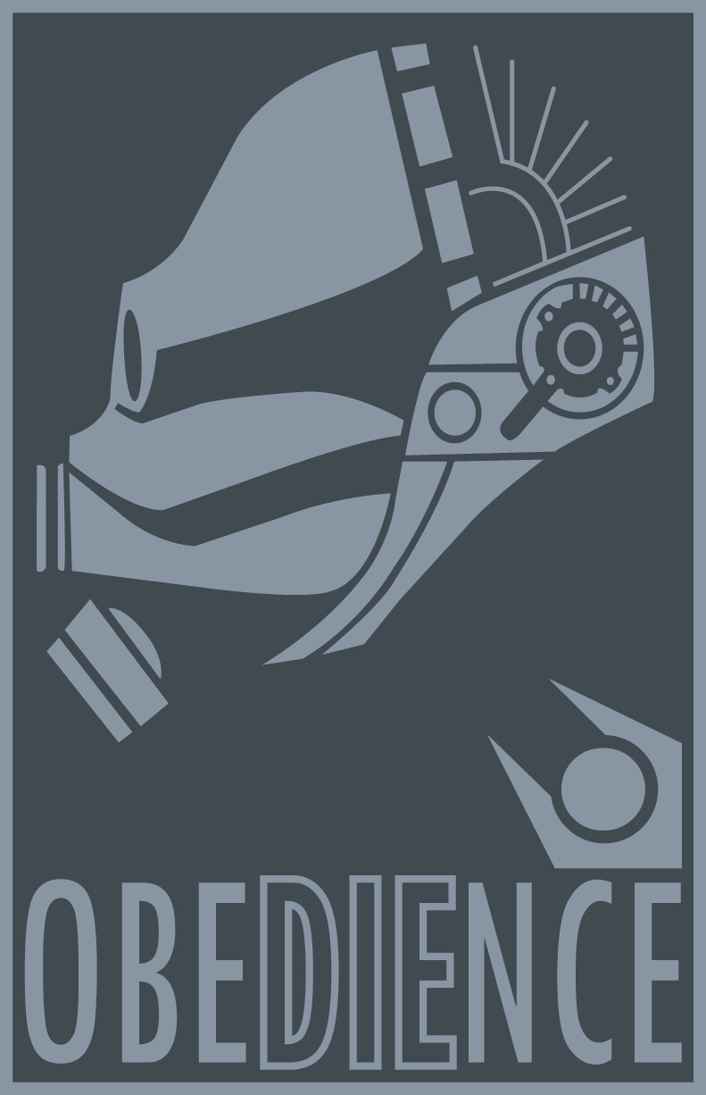 Rend - Half life 2 Combine Poster Set: BLUE