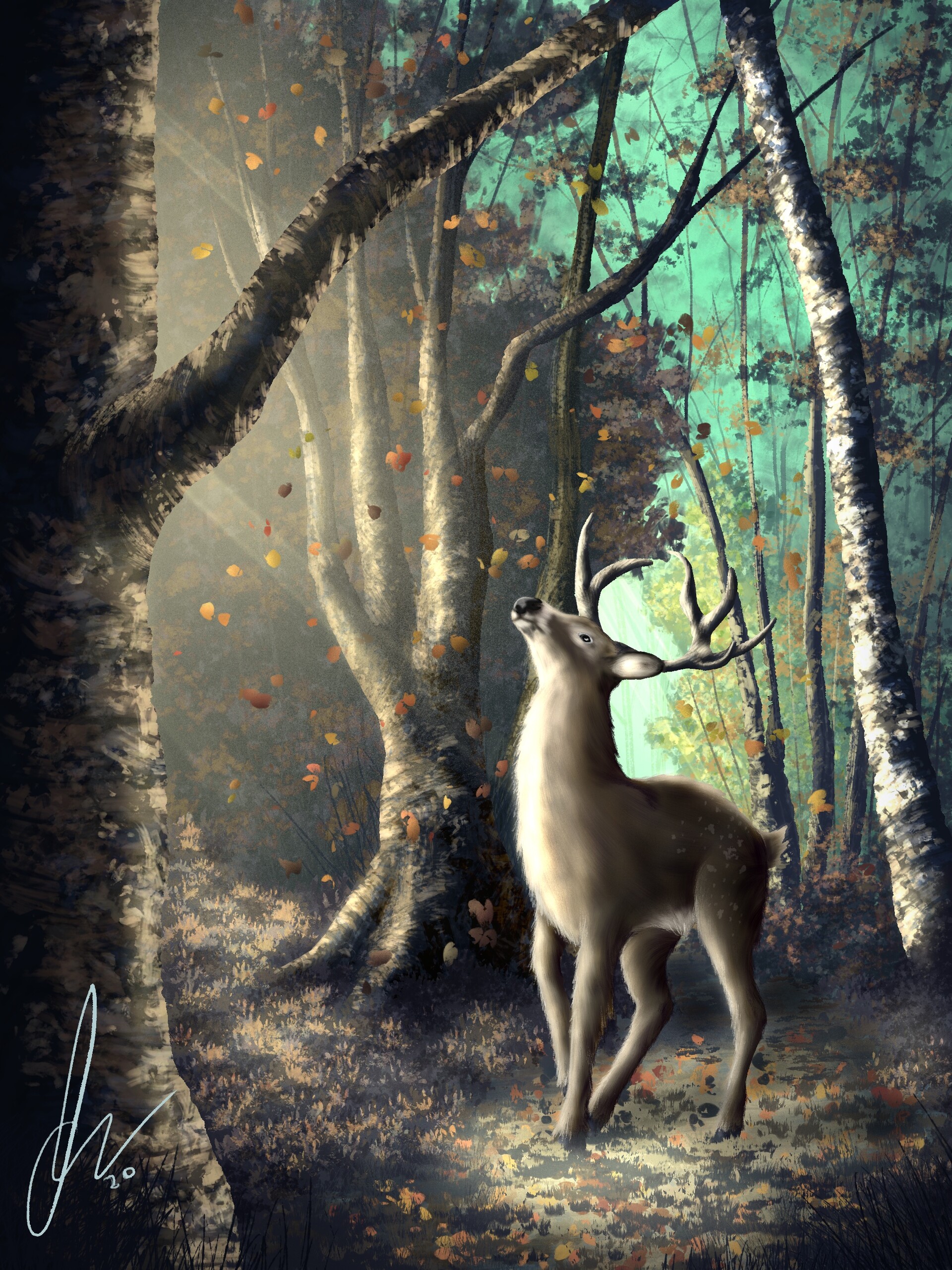 ArtStation - Falling Leaves