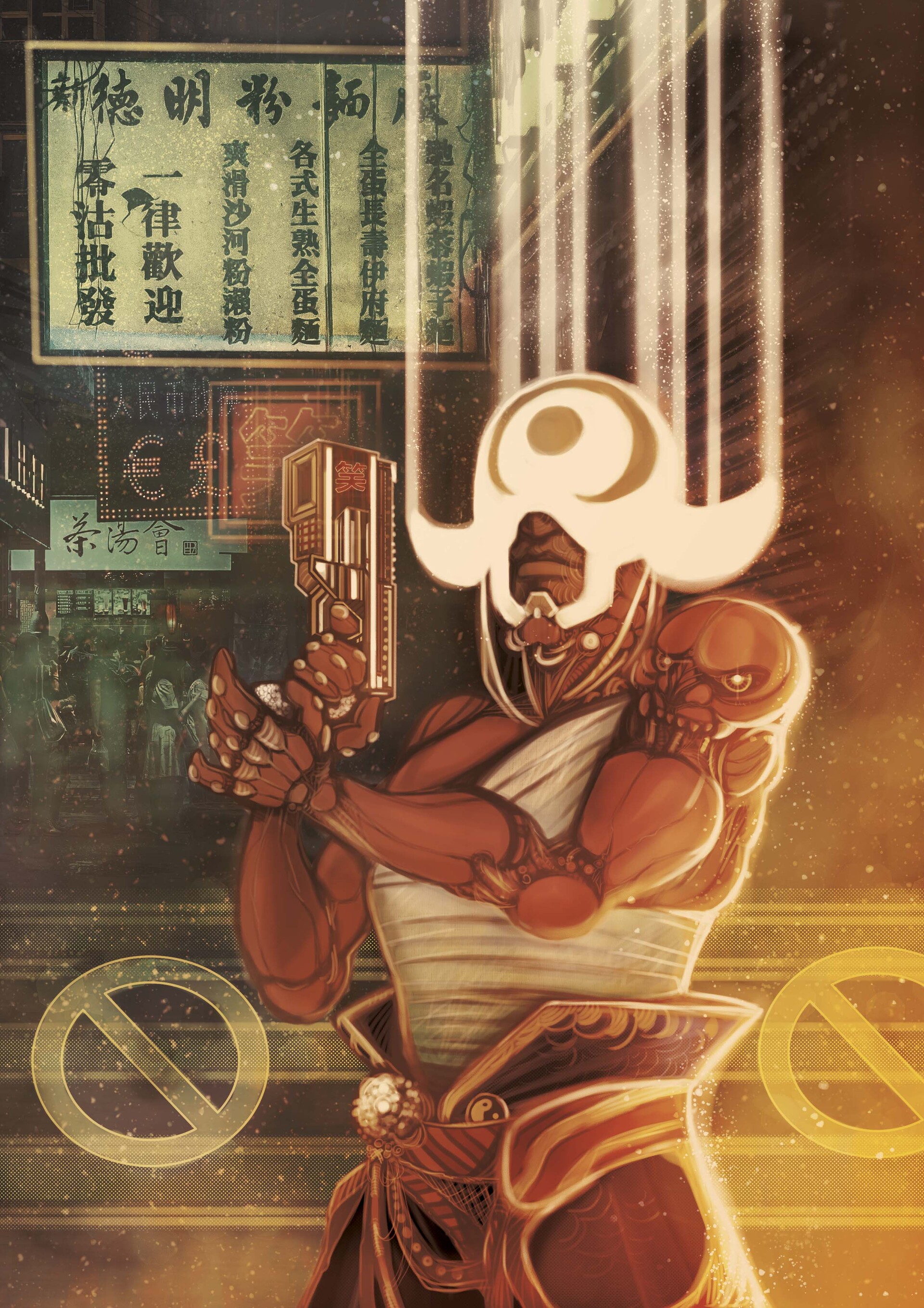 ArtStation - Cyber Samurai