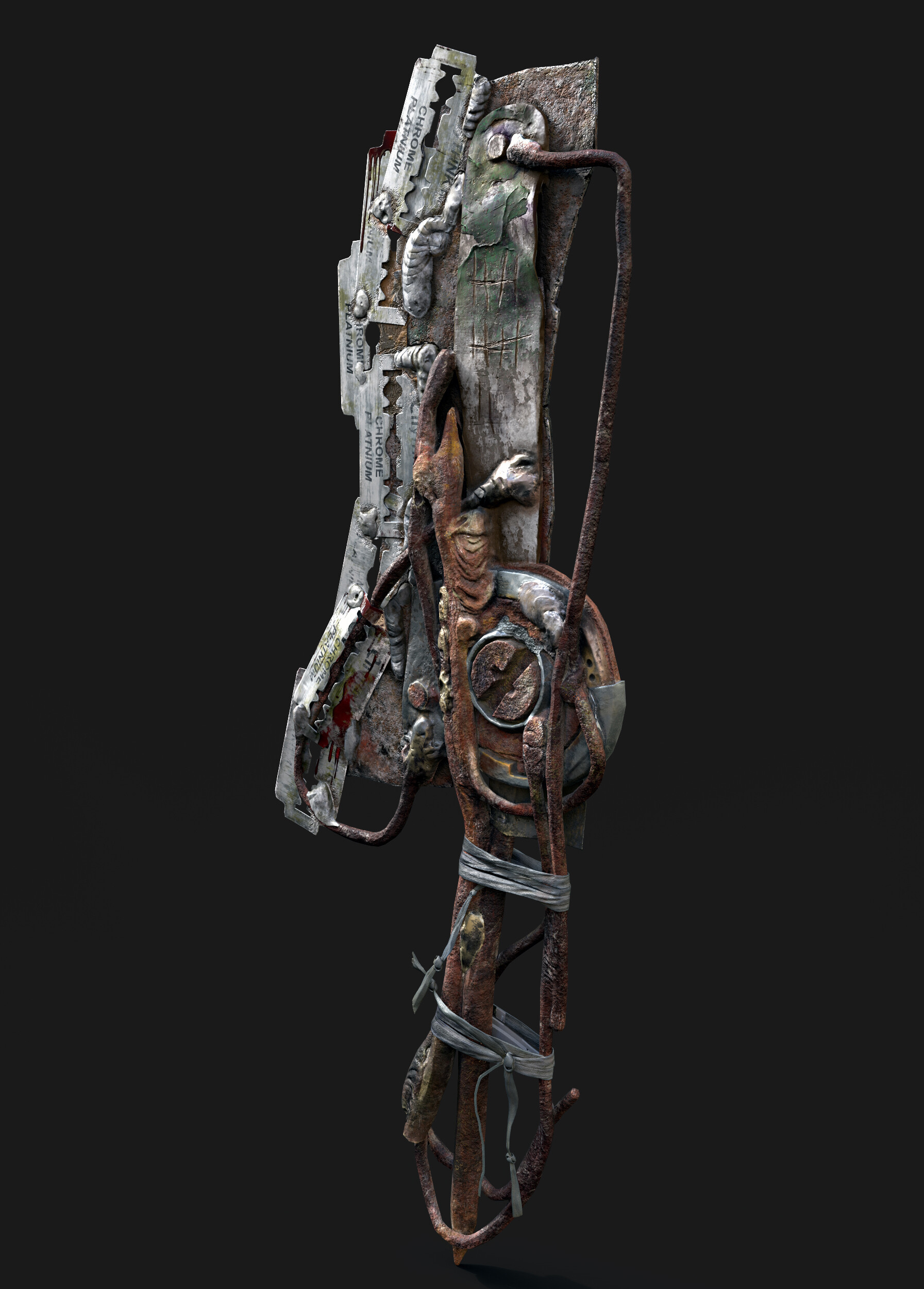 ArtStation - Post apocalyptic melee weapons