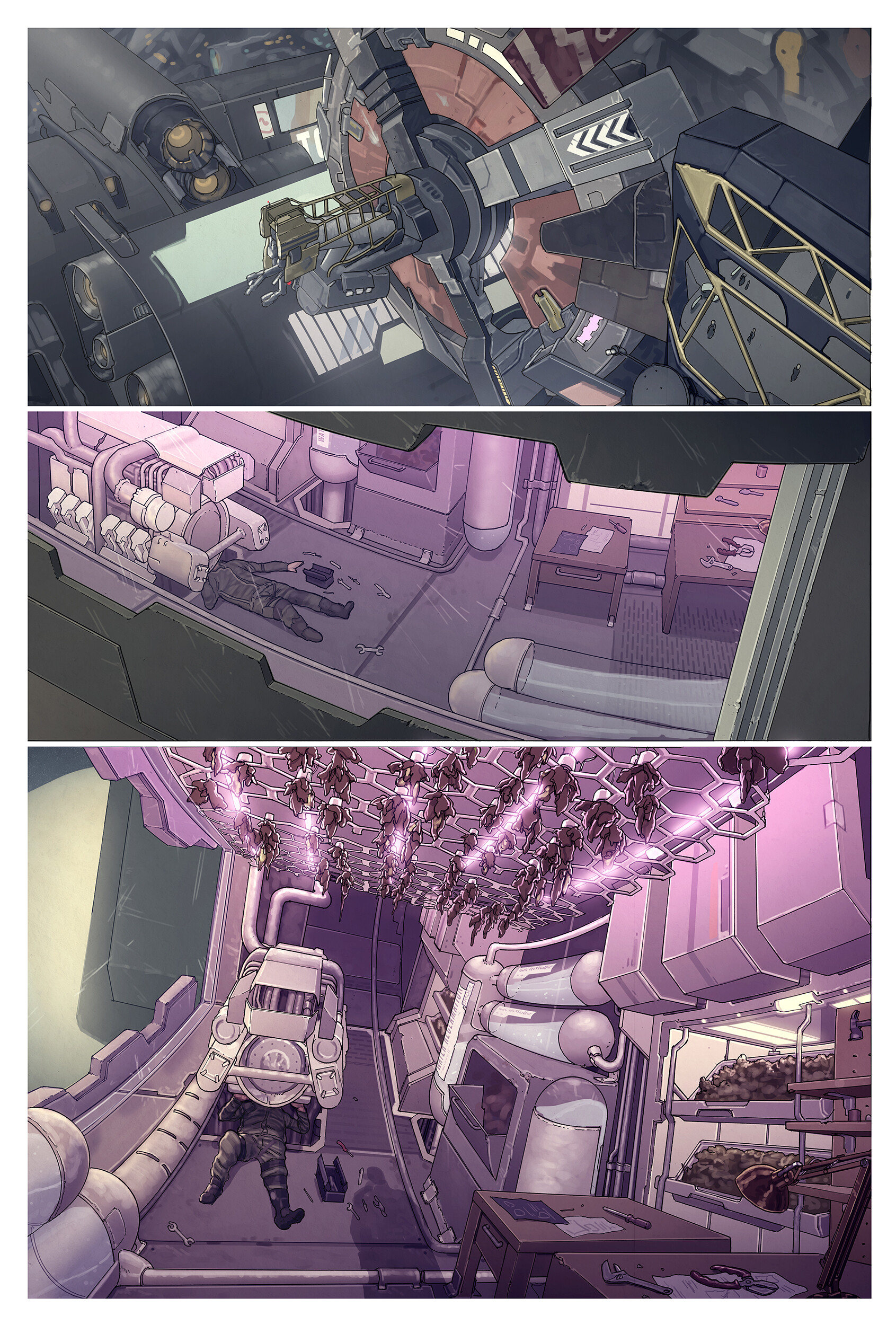 Adam Stone - Venus Rises comic pages