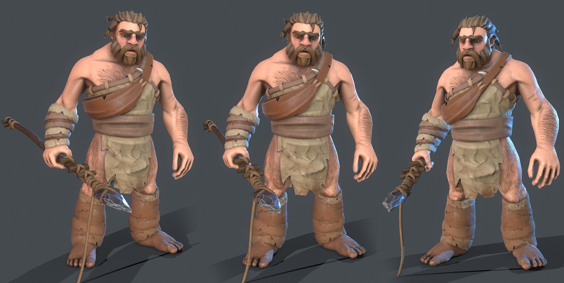 ArtStation - Caveman Game Assets
