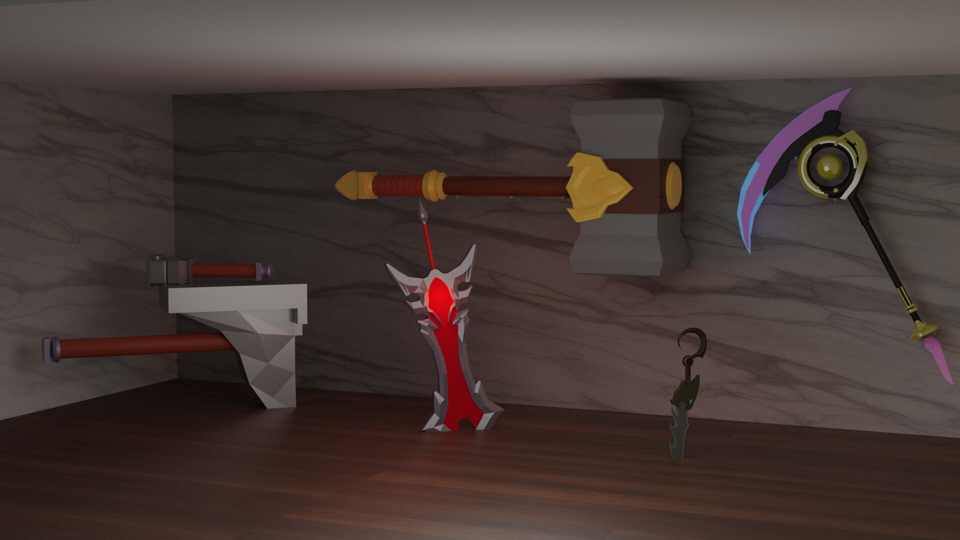 ArtStation - League of Legends Weapons