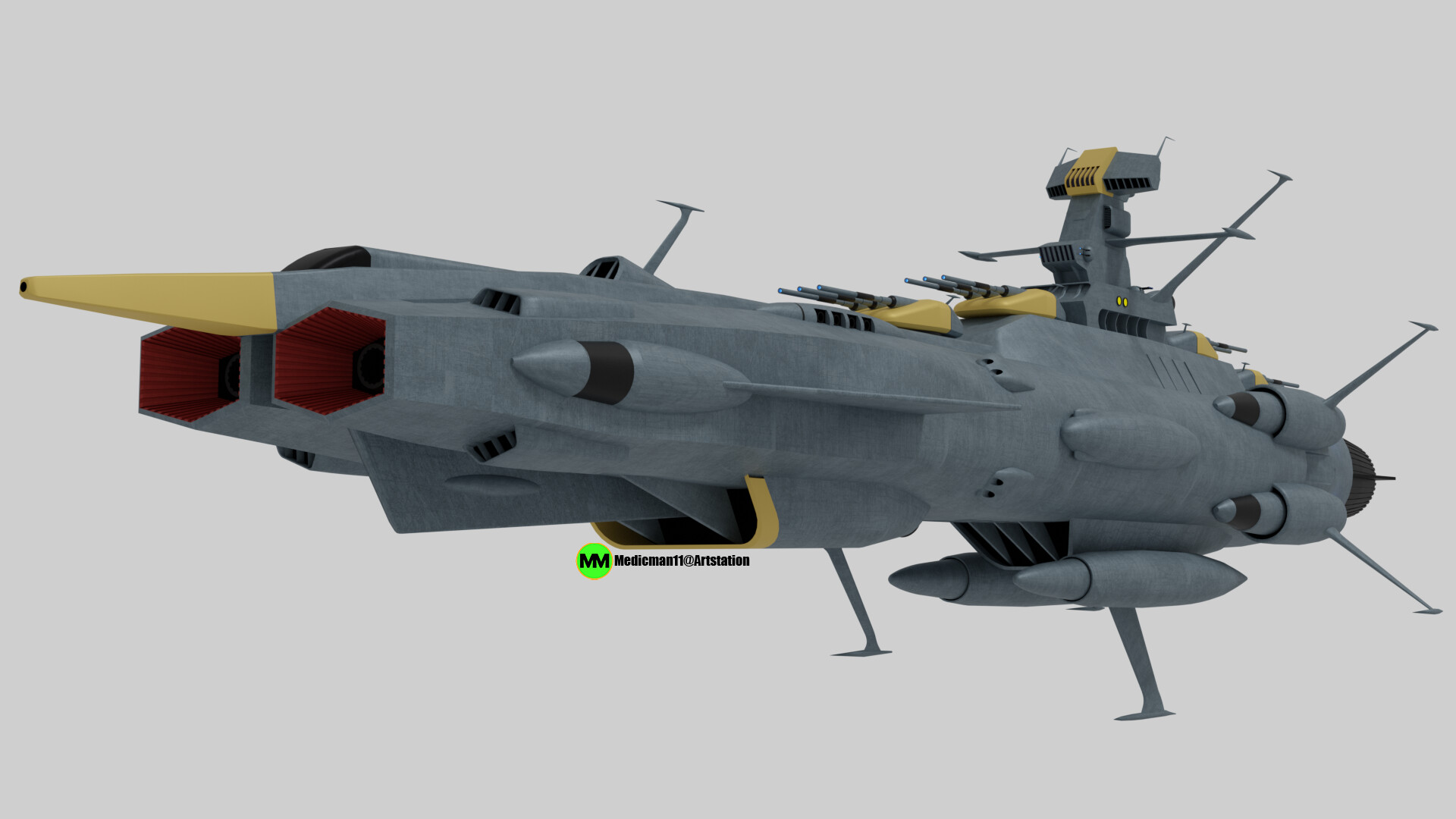 ArtStation - Space Battleship Yamato: Andromeda-Class