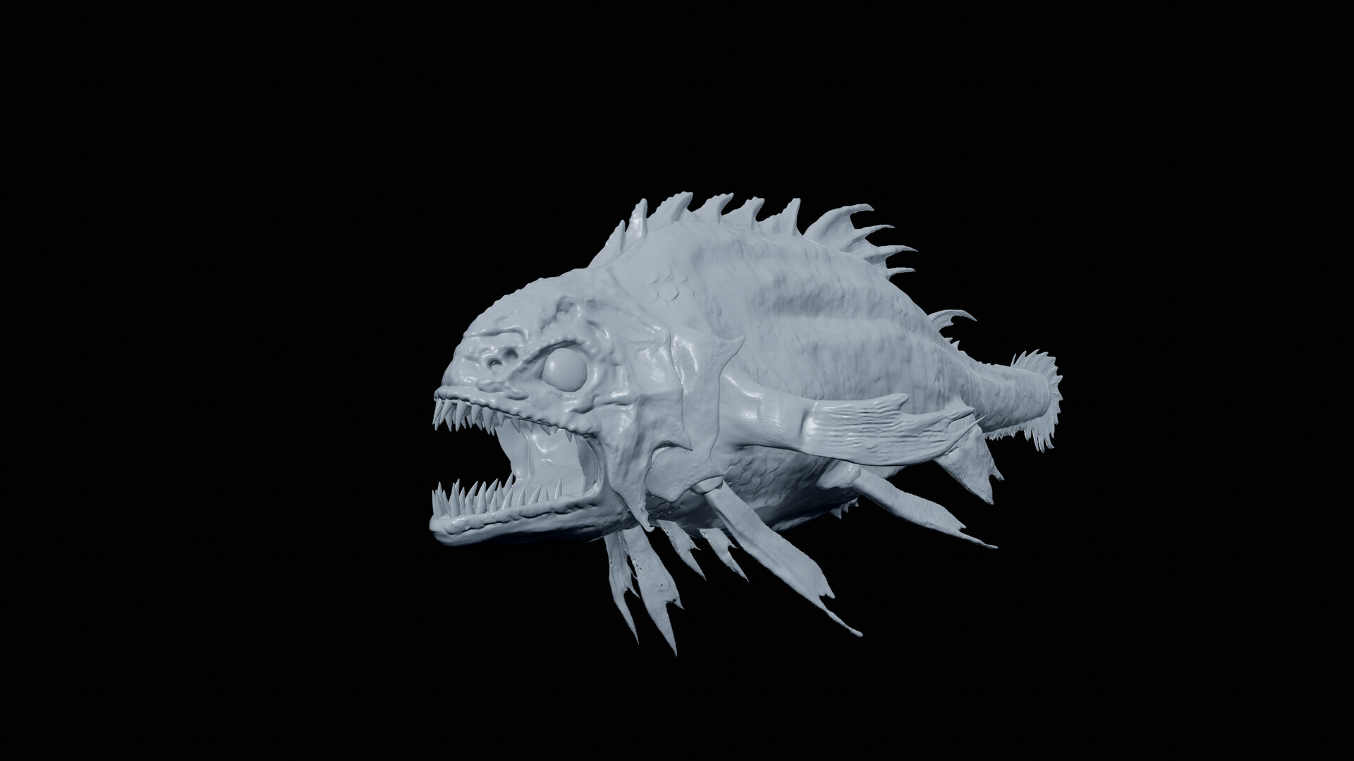 ArtStation - Mysterious Akavir Piranha