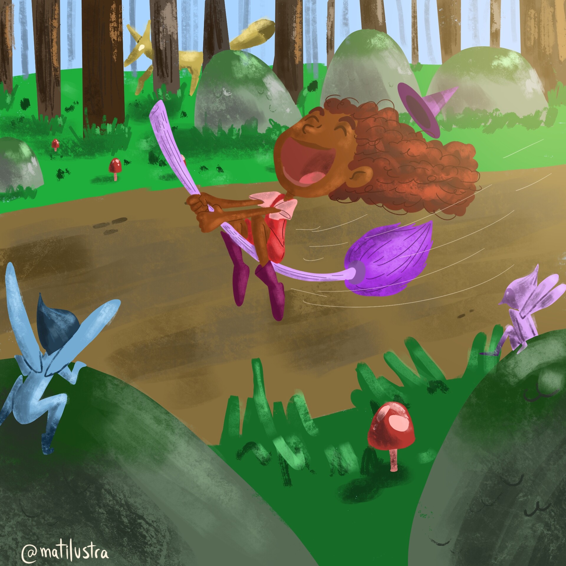 ArtStation - Happy witch