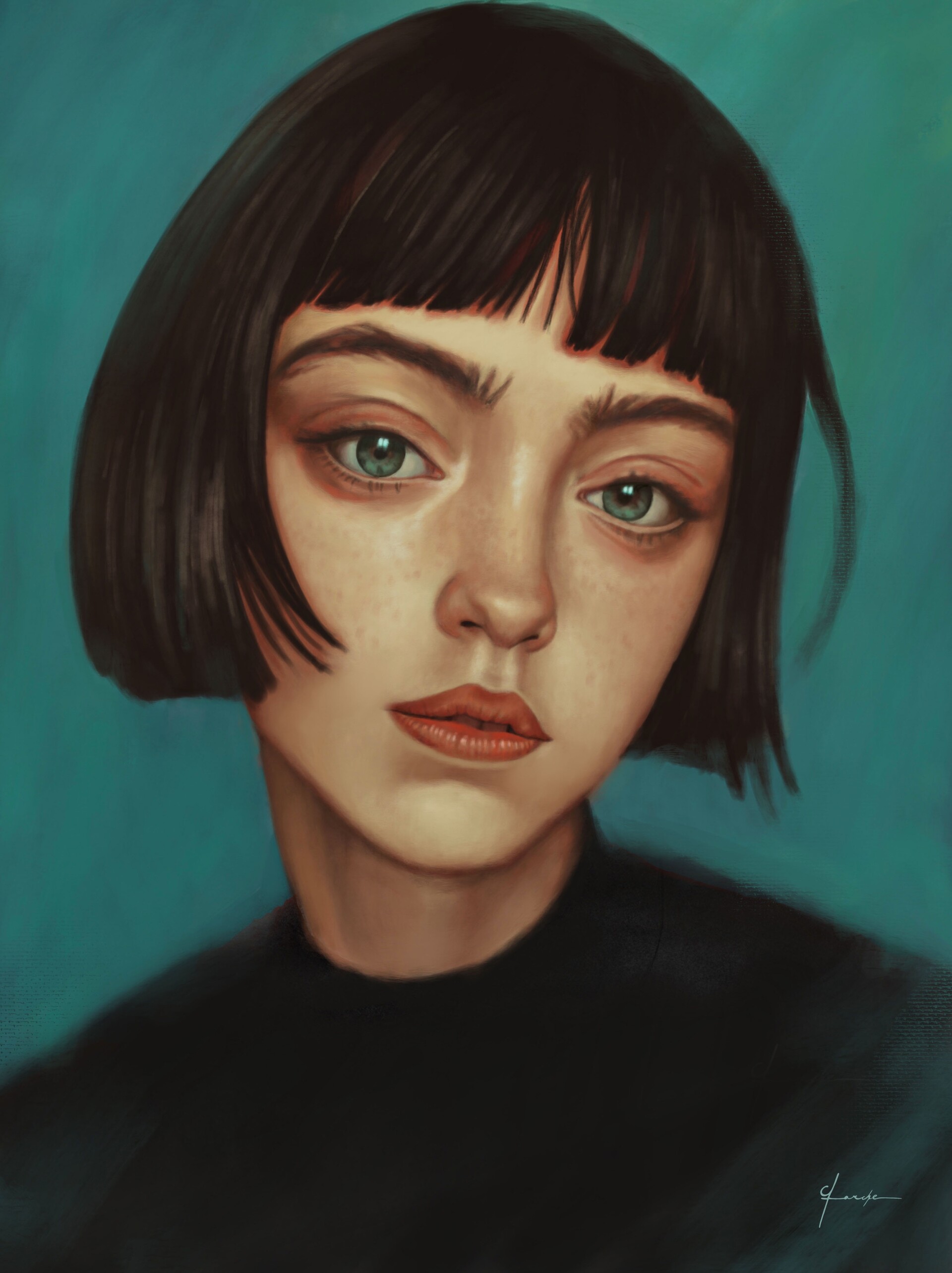 ArtStation - first wake-up portrait