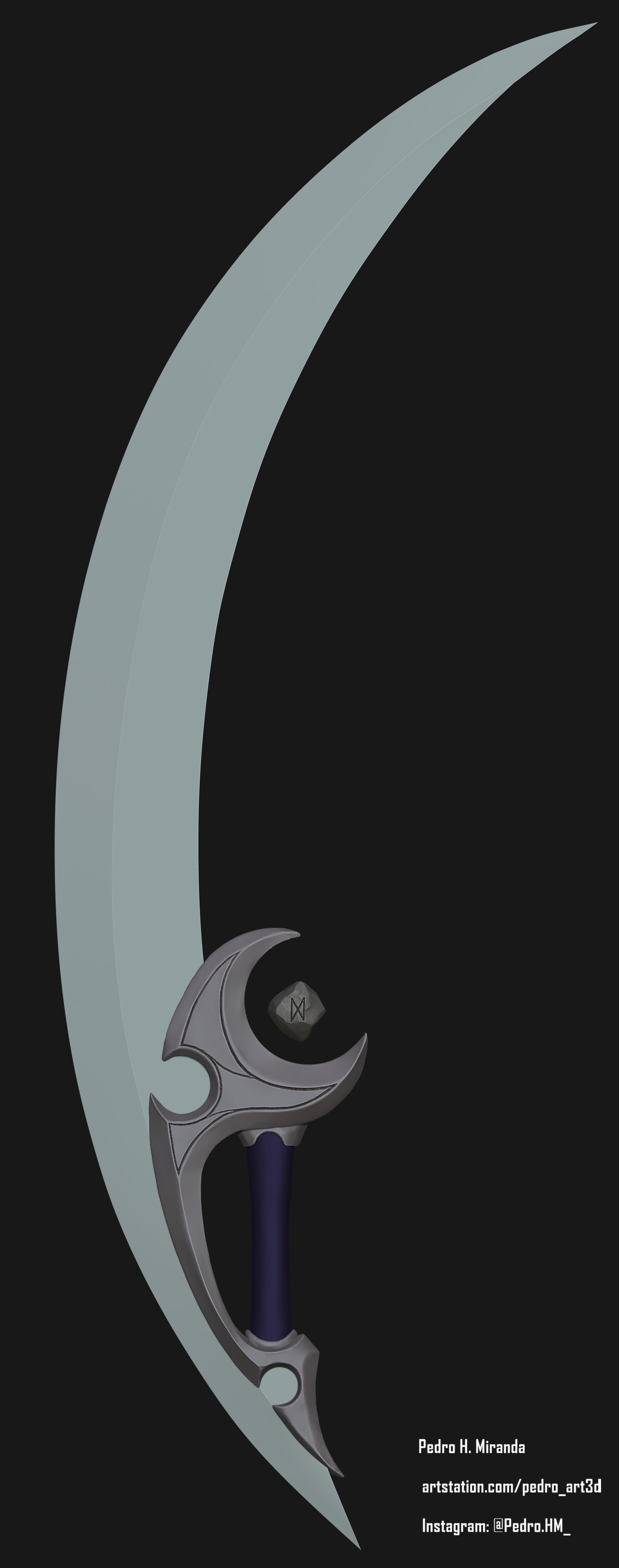 Crescent Shaped Sword
