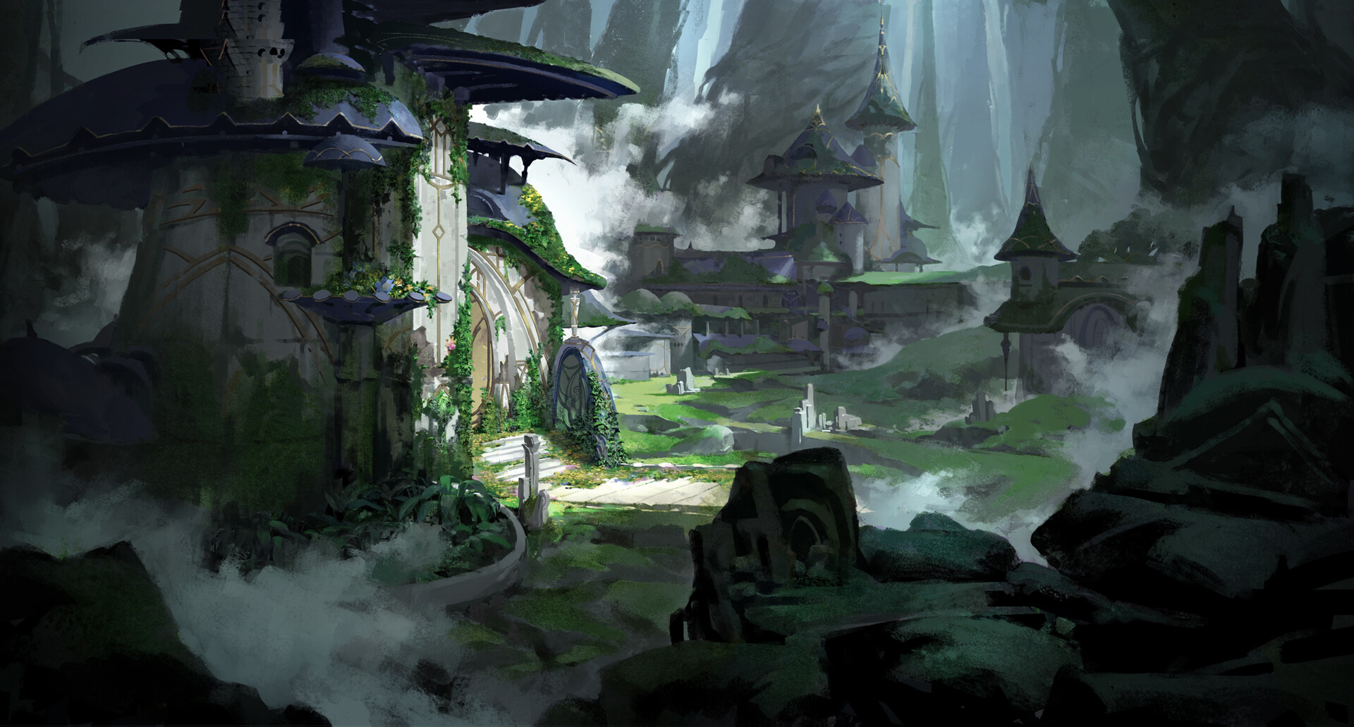 ArtStation - Elven Ruins