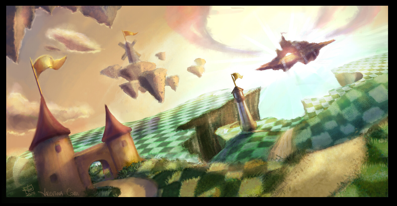 ArtStation - Fantasy Golf courses