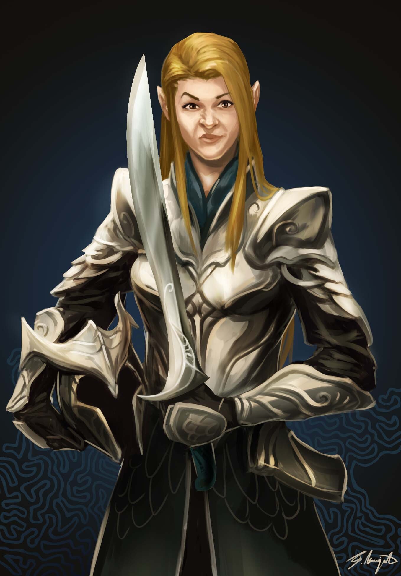 ArtStation - Jelena the elf