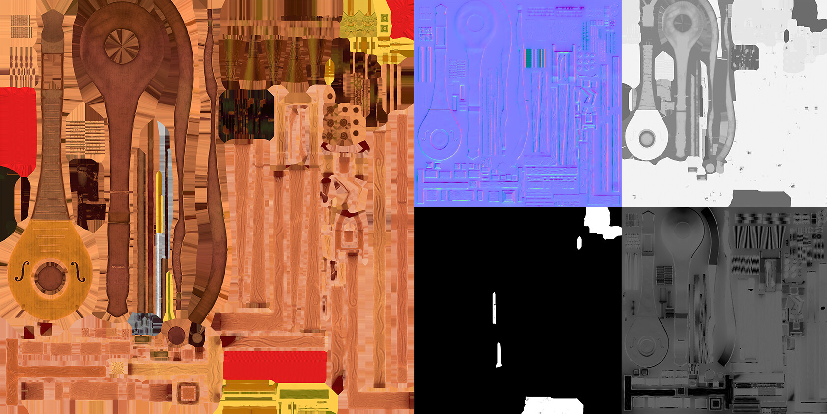 ArtAitor (Aitor Vidal Arnau) - 3D Stylized low poly lute