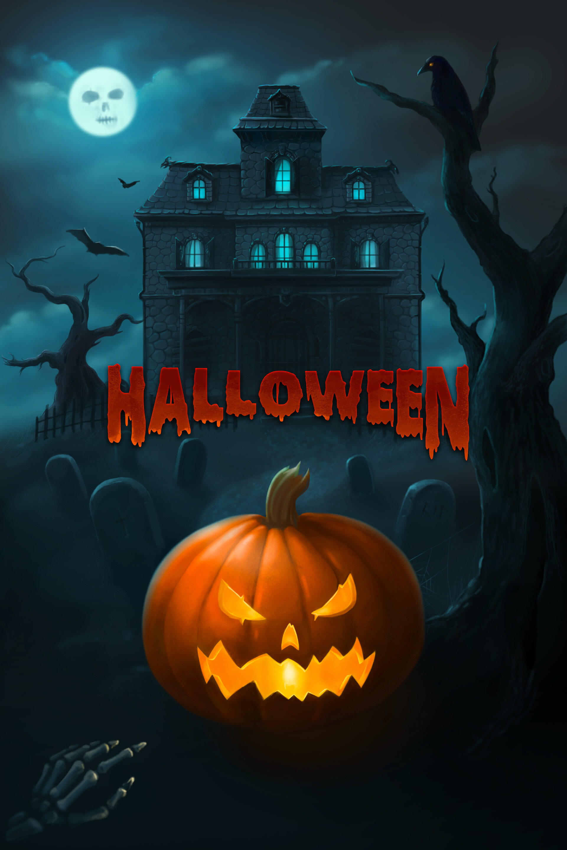 ArtStation - Halloween poster