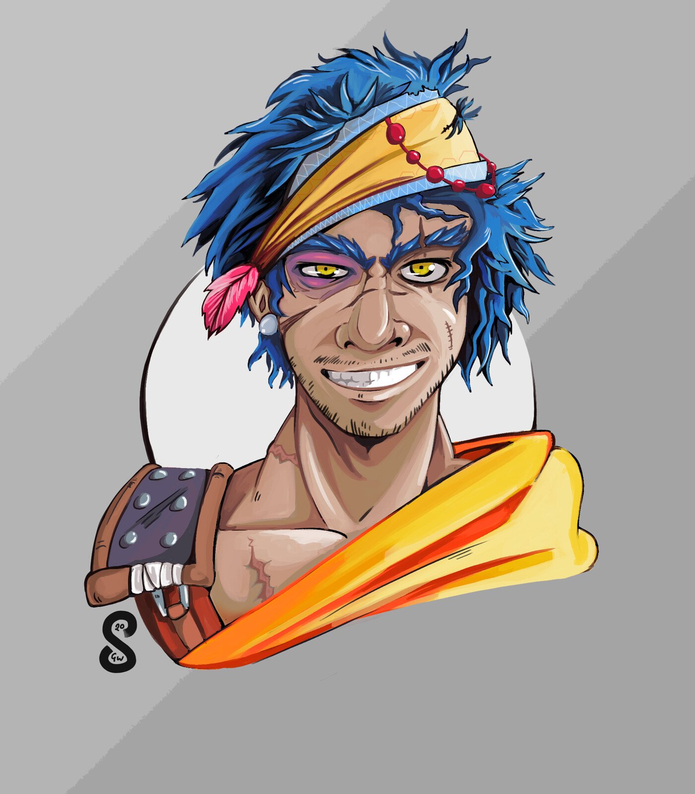 Sion Williams - DnD Portrait - Simanis