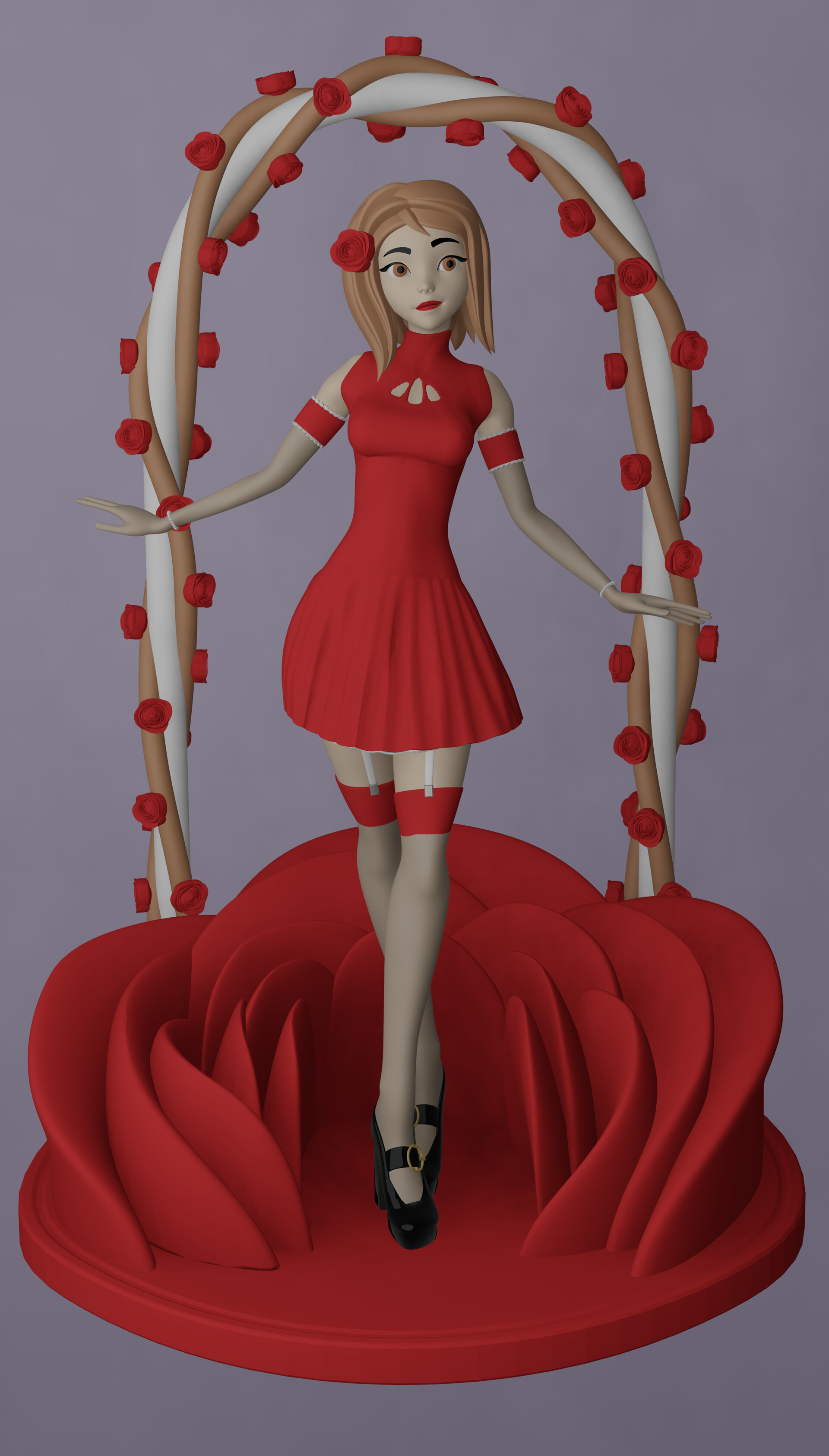 ArtStation - Rose Maiden