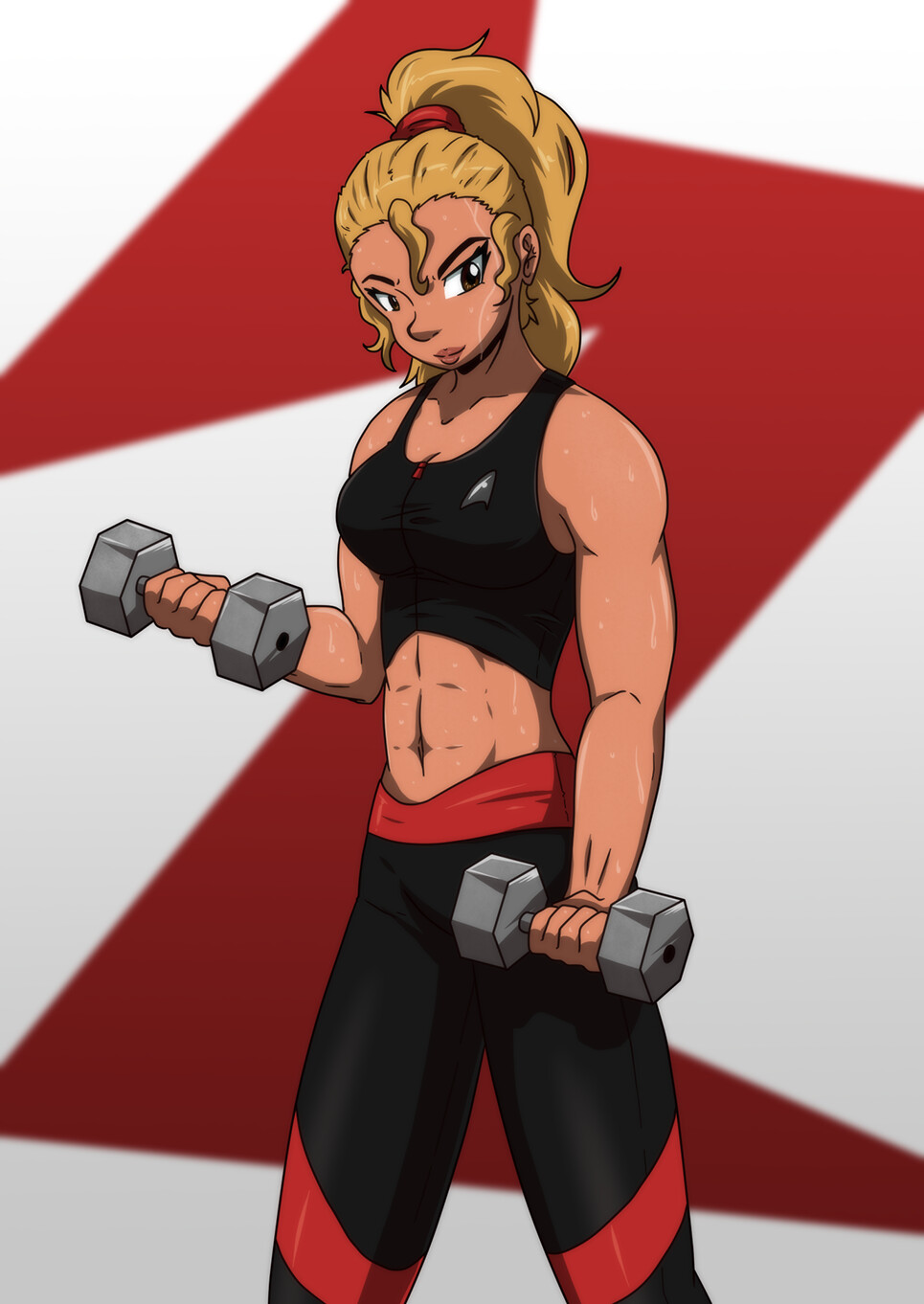 ArtStation - Mira Work'in out