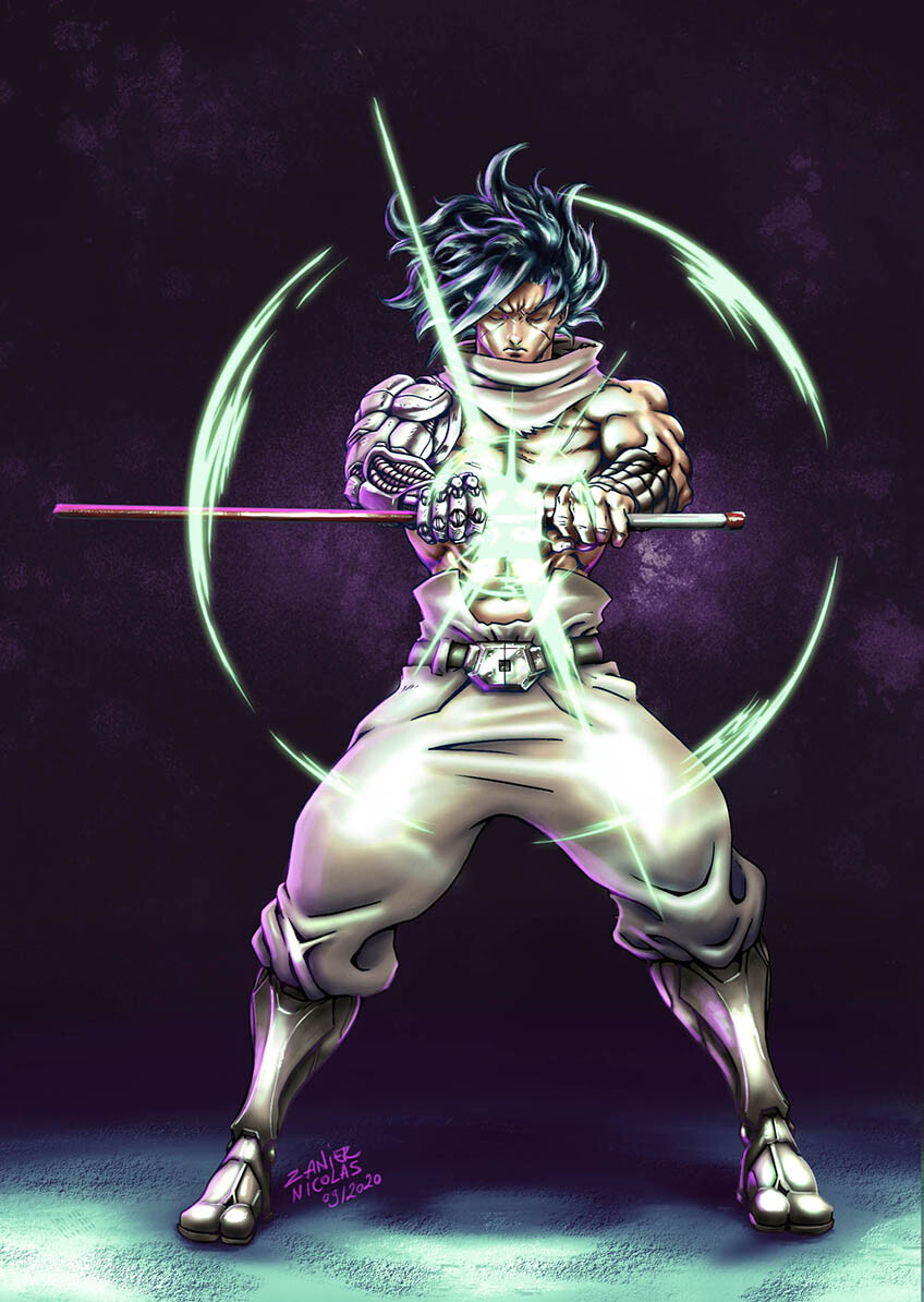 ArtStation - Personnal character art with steps