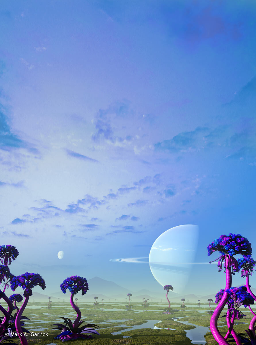 exoplanet surface art