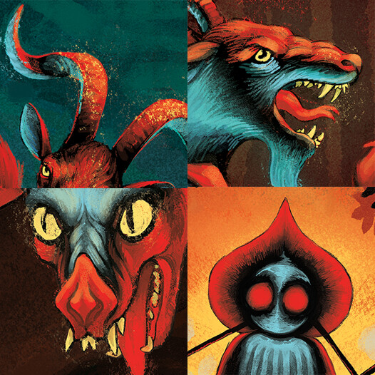 ArtStation - Cryptid Posters