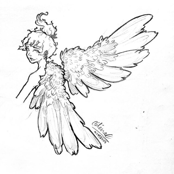 ArtStation - Angel Sketch