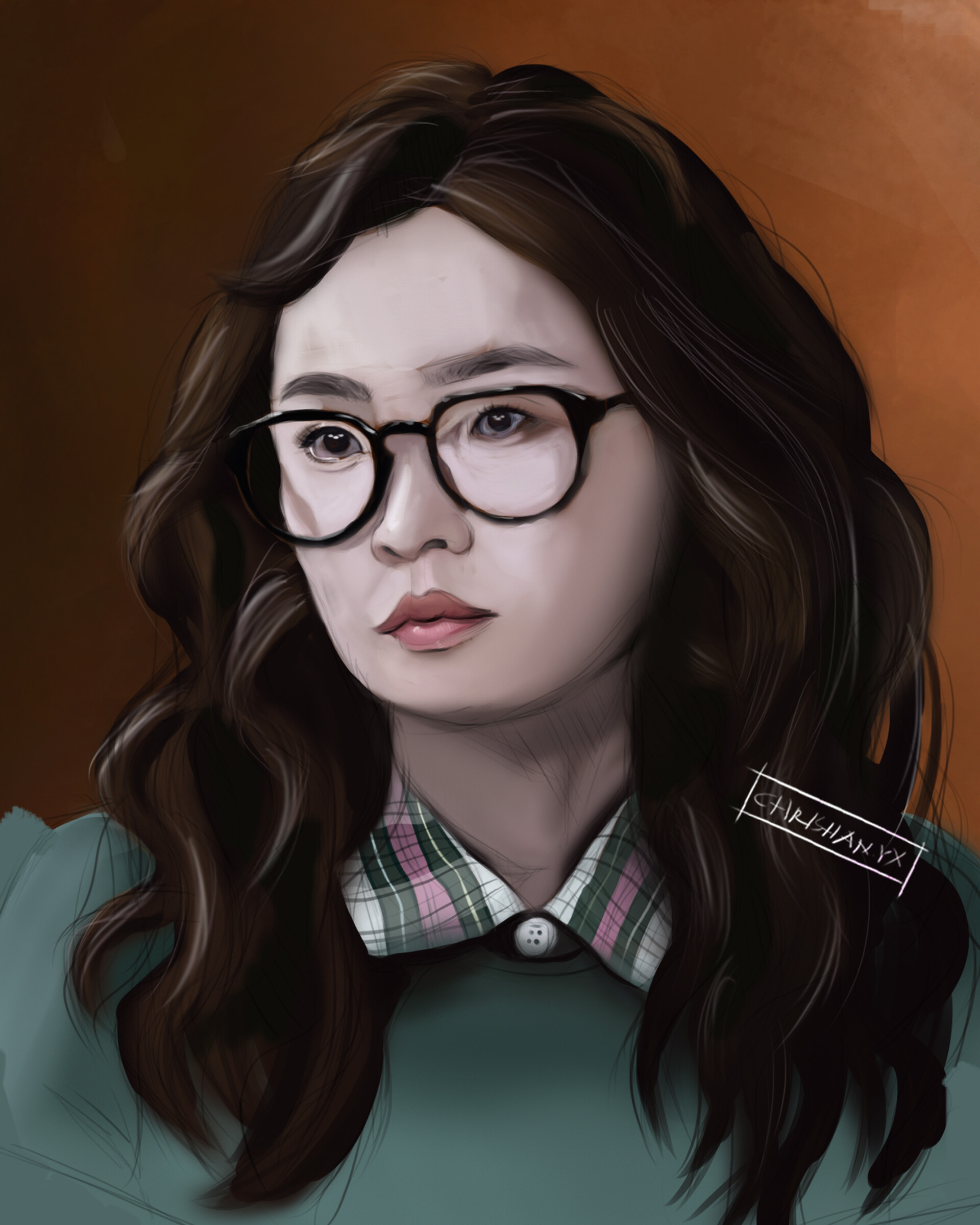 ArtStation - Jeon Mido (Chae Songhwa) Digital Portrait