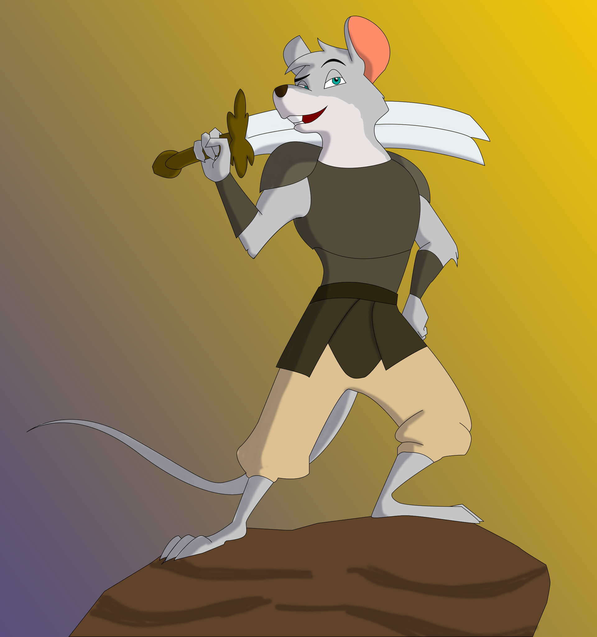 ArtStation - Mouse Warrior