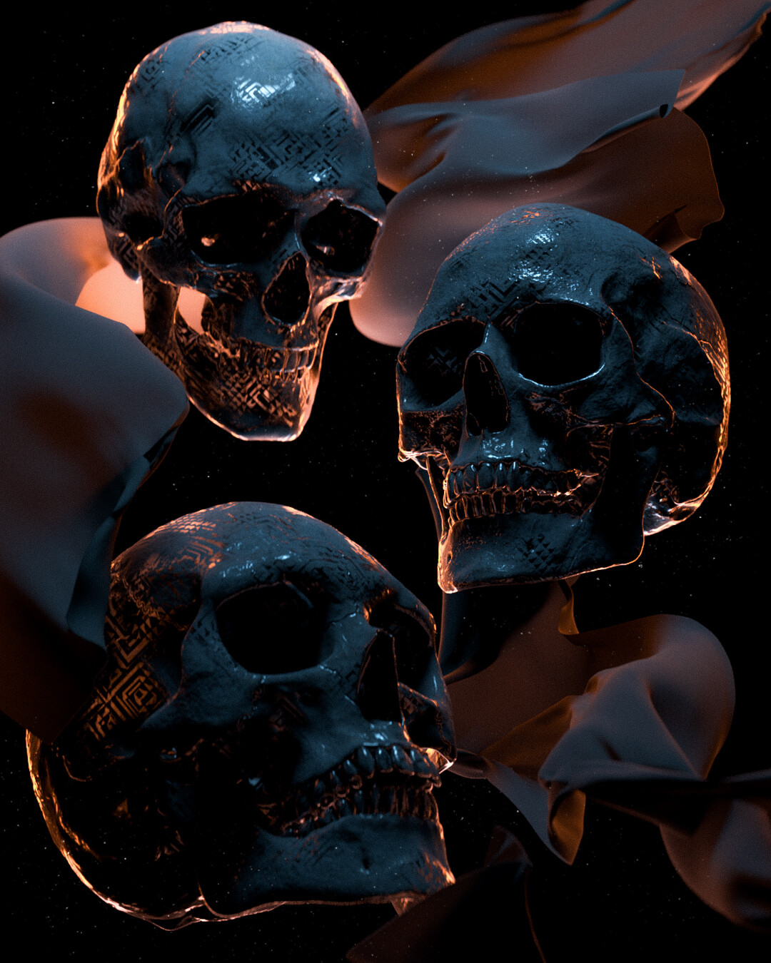ArtStation - Skull Trio