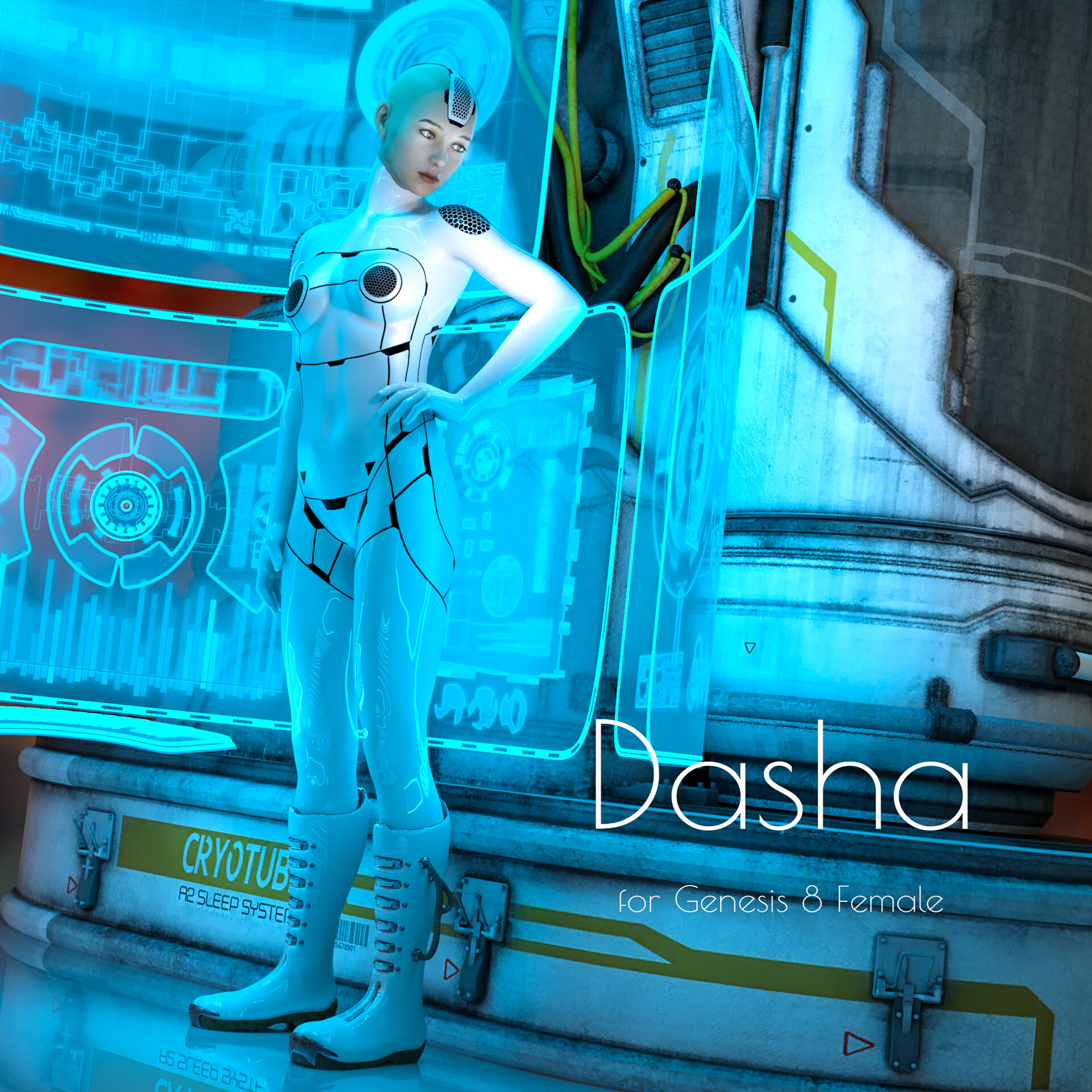 ArtStation - Dasha For Genesis 8 Female