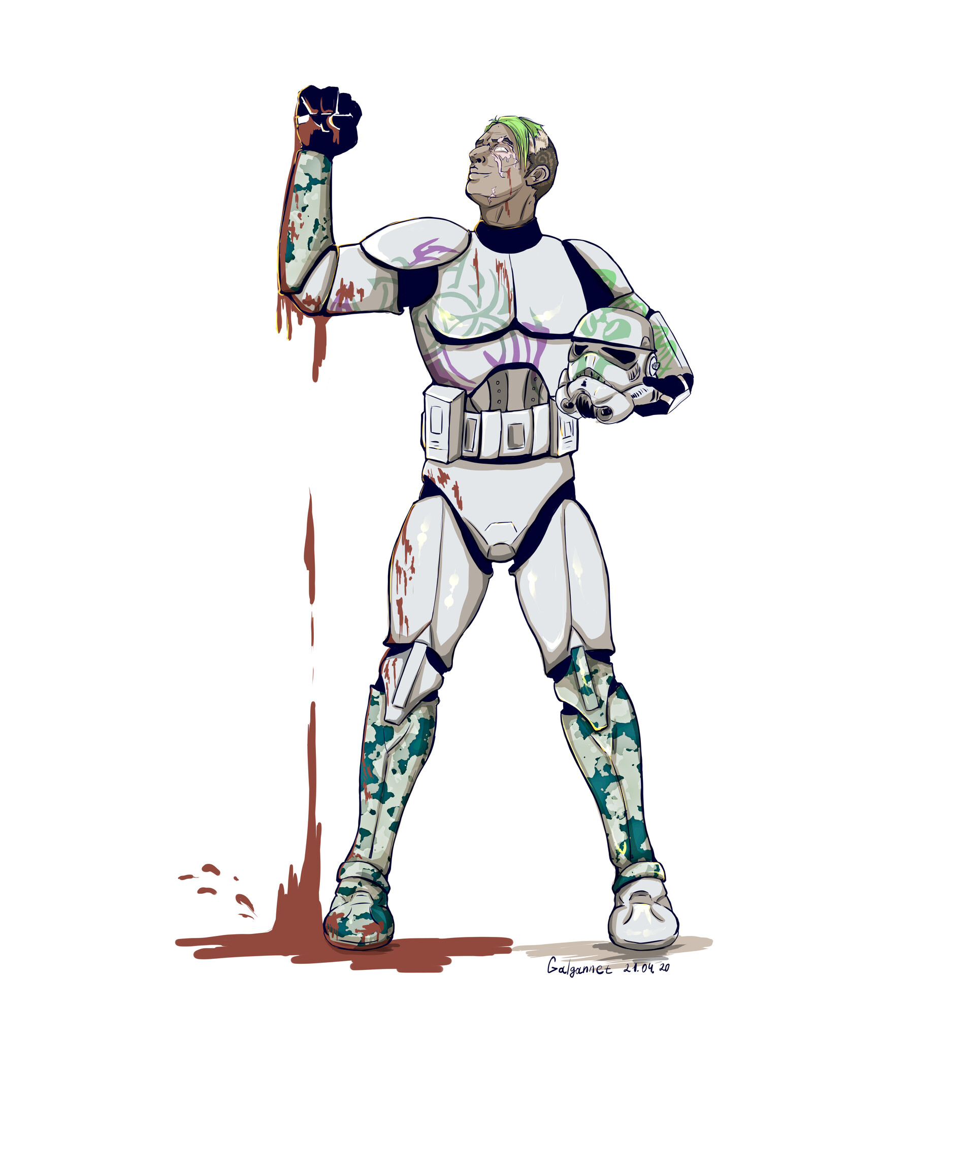 ArtStation - Starwars Clone Wars OC: Virus