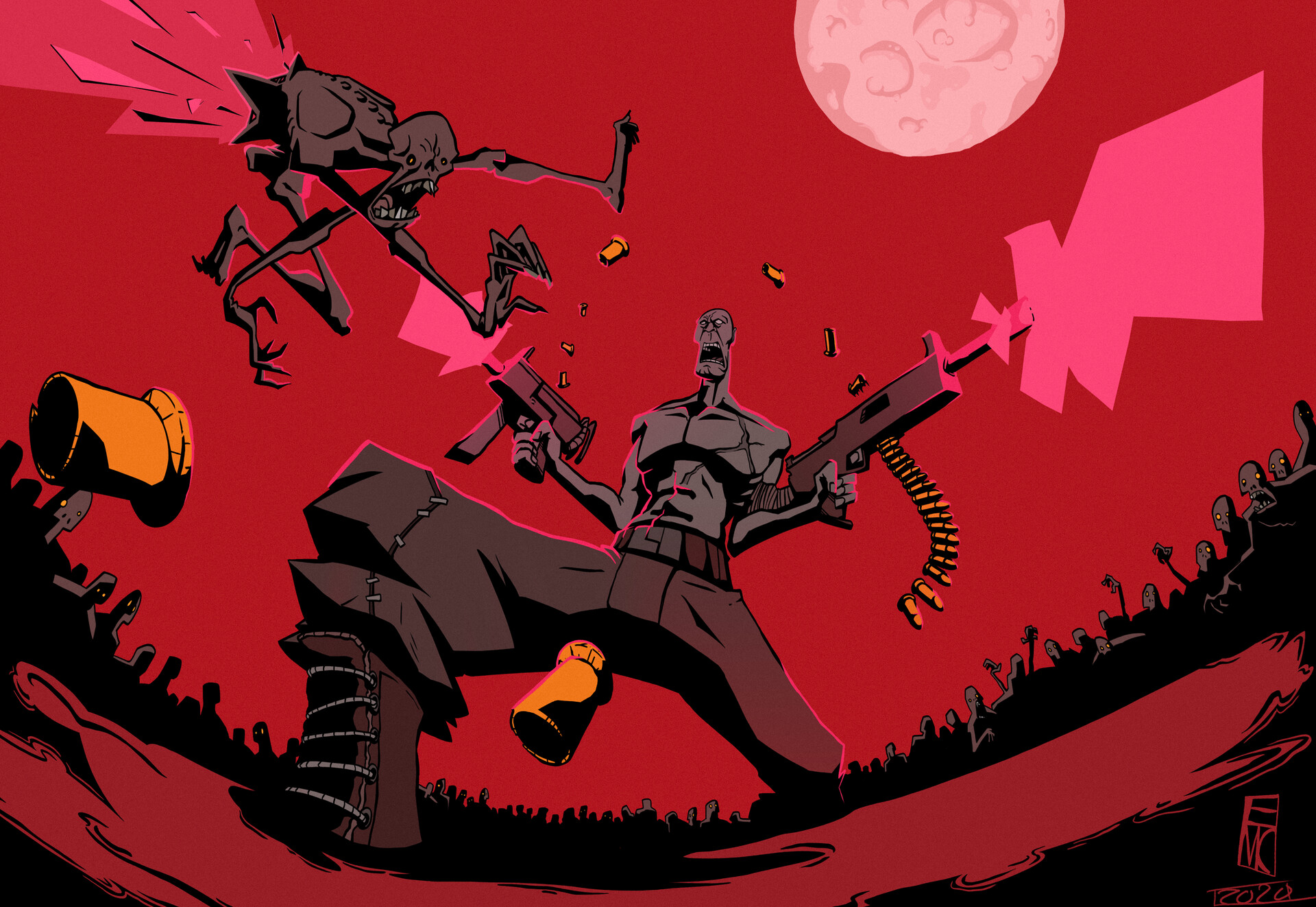 ArtStation - ZOMB on a moonlight