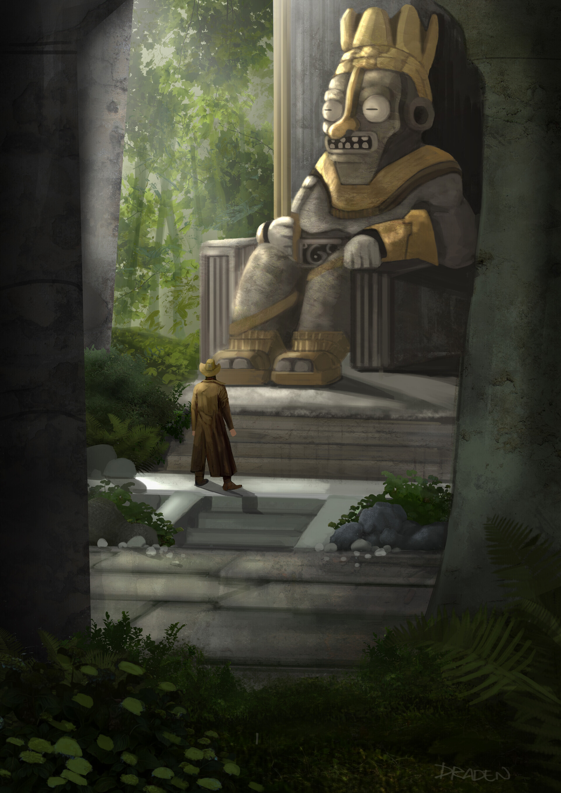 ArtStation - Ancient Statue