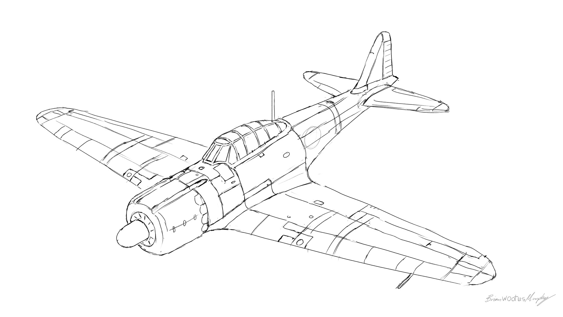Brian J Murphy - Mitsubishi A6M Zero