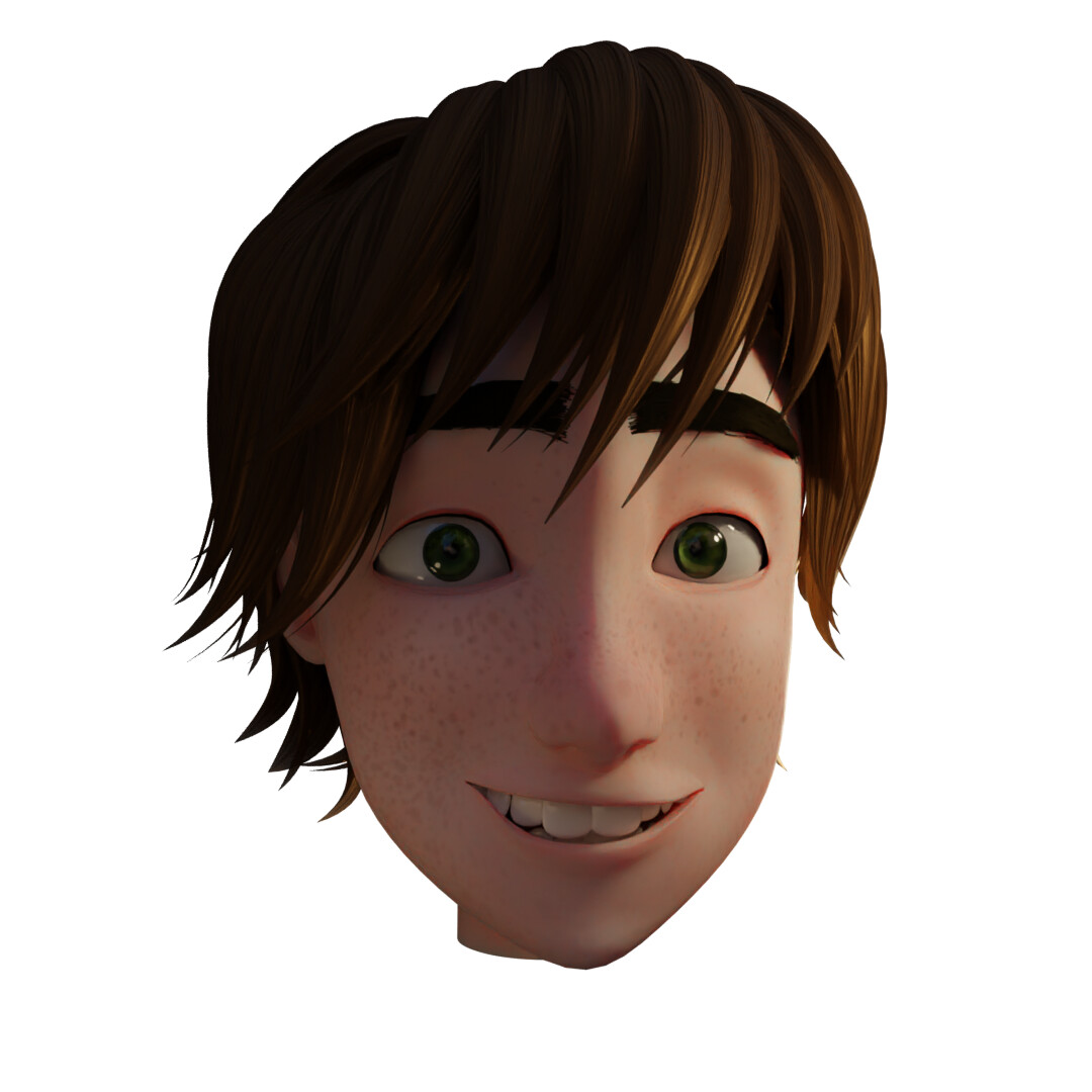 ArtStation - Hiccup (Httyd) Fan model, rig and animation