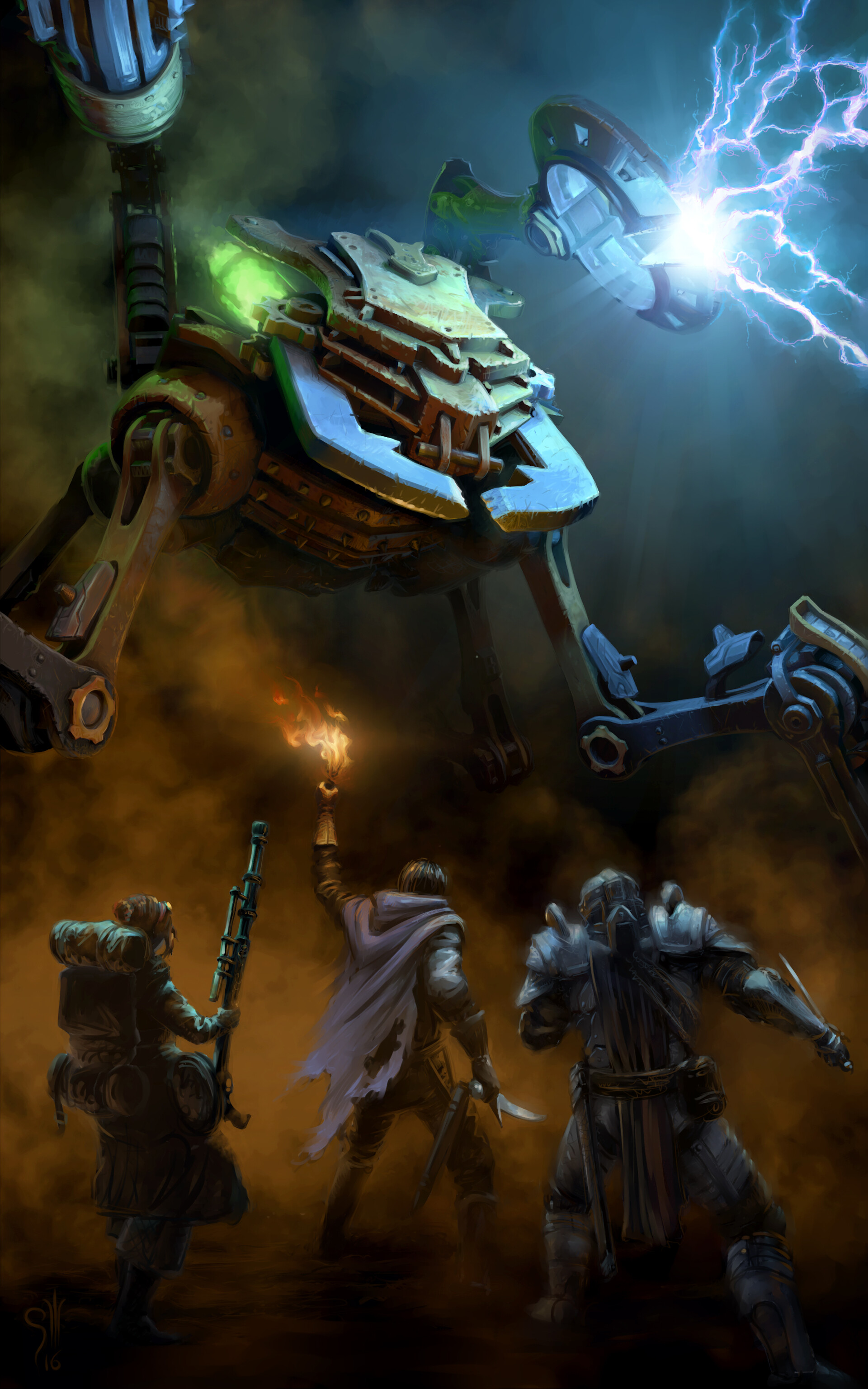 ArtStation - Spelldrifter_MechaScorpion